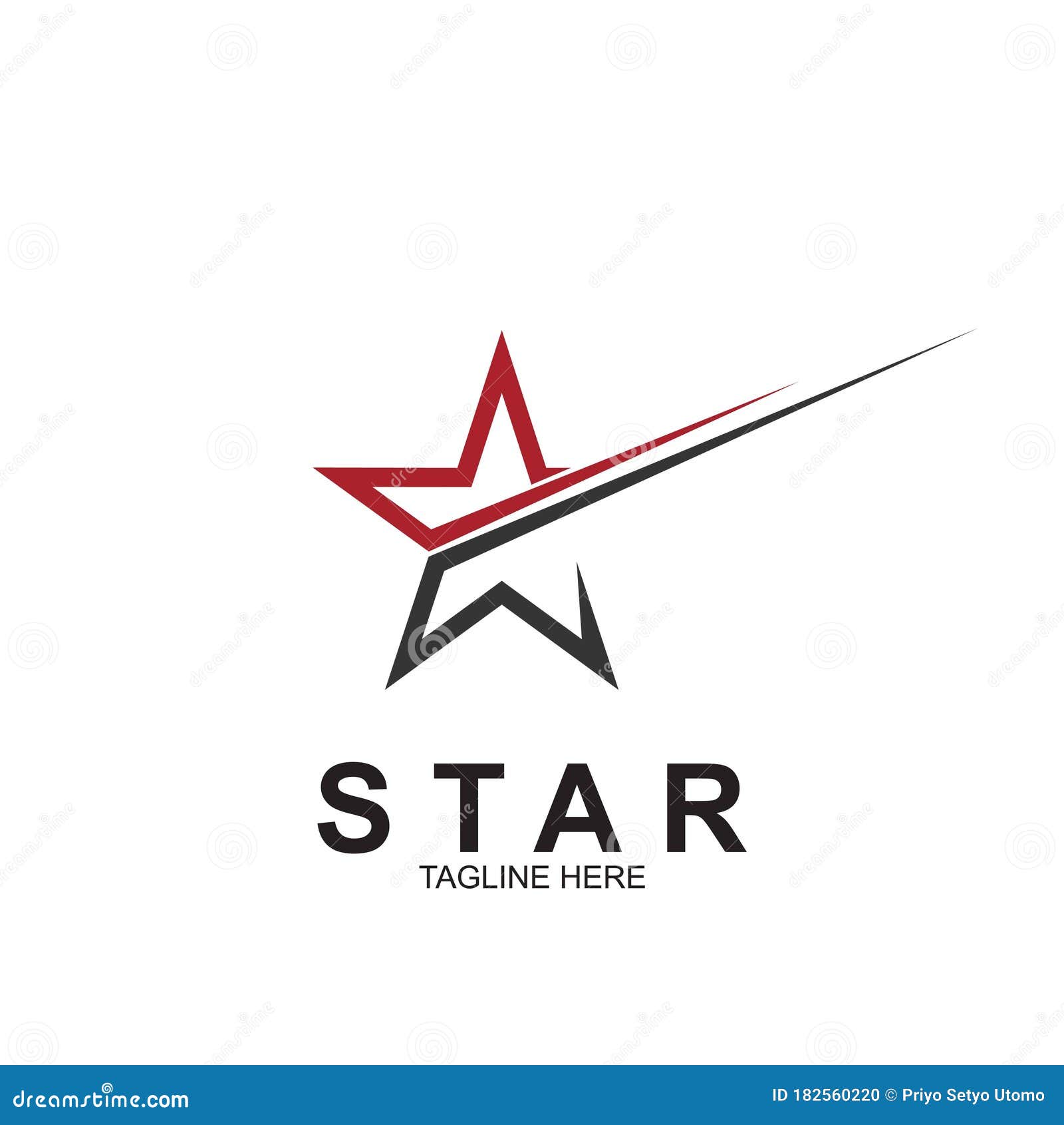 Premium star logo design stock photo. Image of icon - 182560220