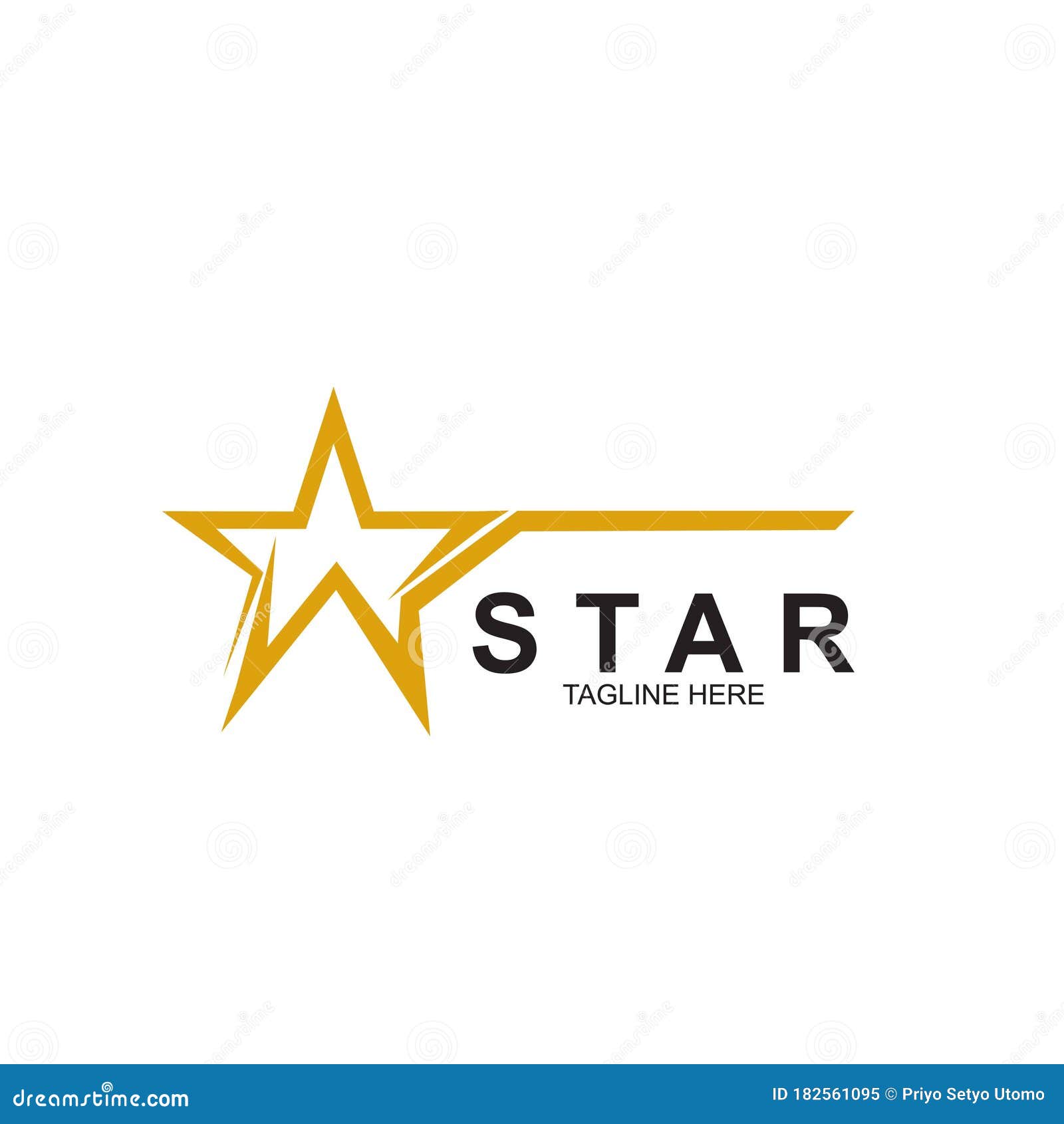 Premium star logo design stock vector. Illustration of sign - 182561095