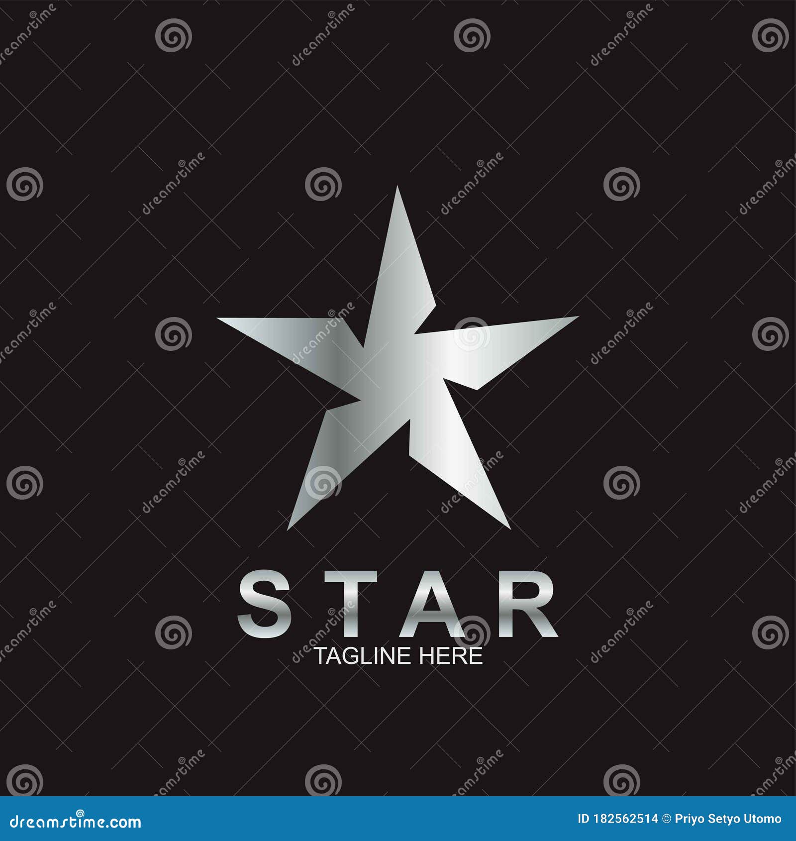 Premium star logo design stock vector. Illustration of idea - 182562514