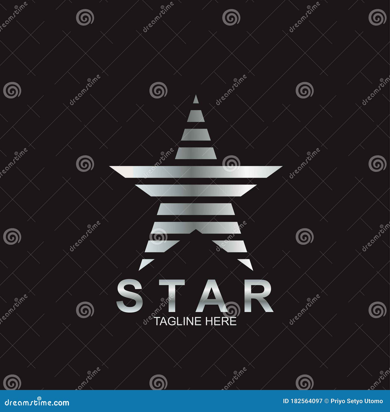 Premium star logo design stock vector. Illustration of identity - 182564097