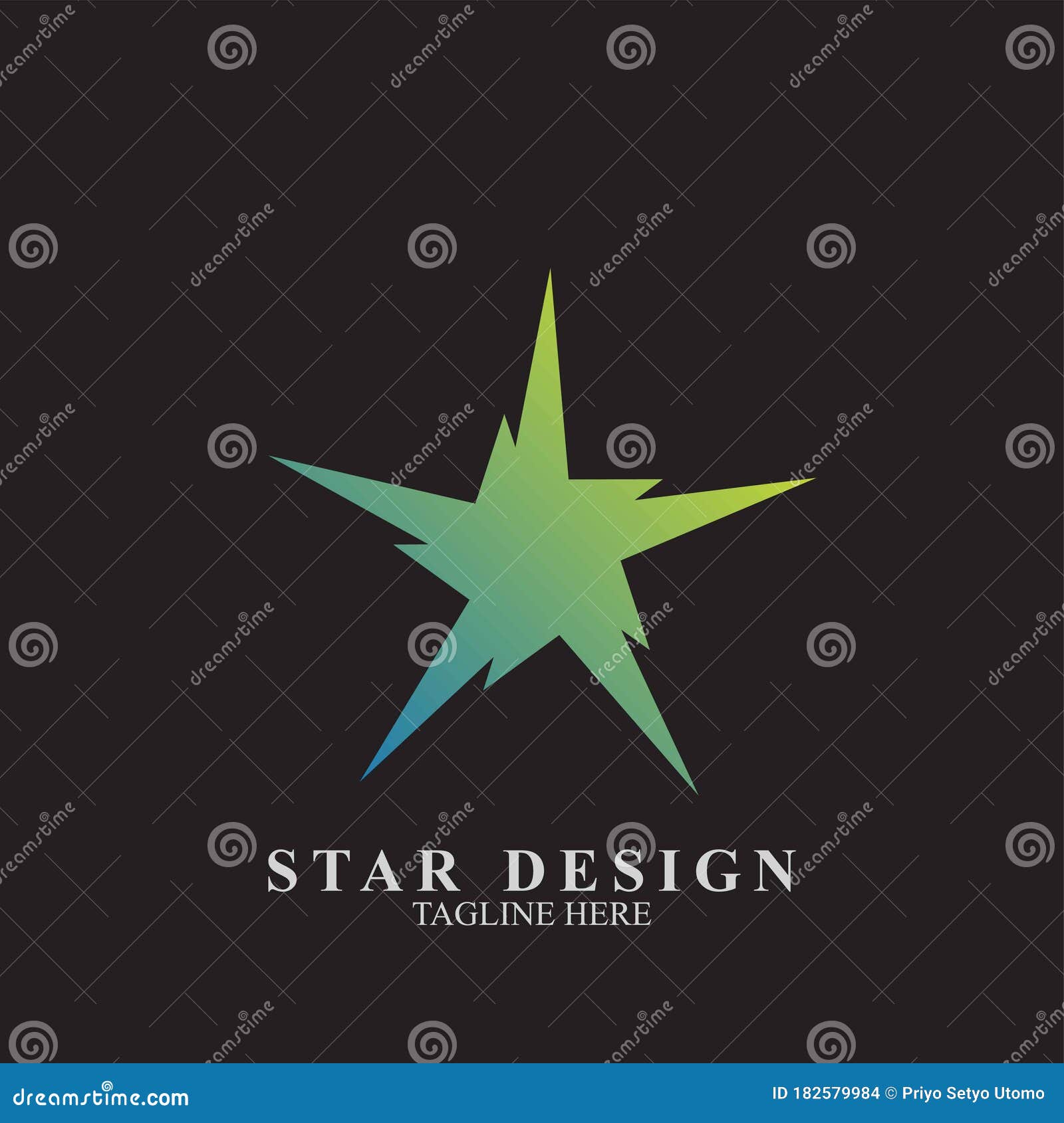 Premium star logo design stock vector. Illustration of star - 182579984