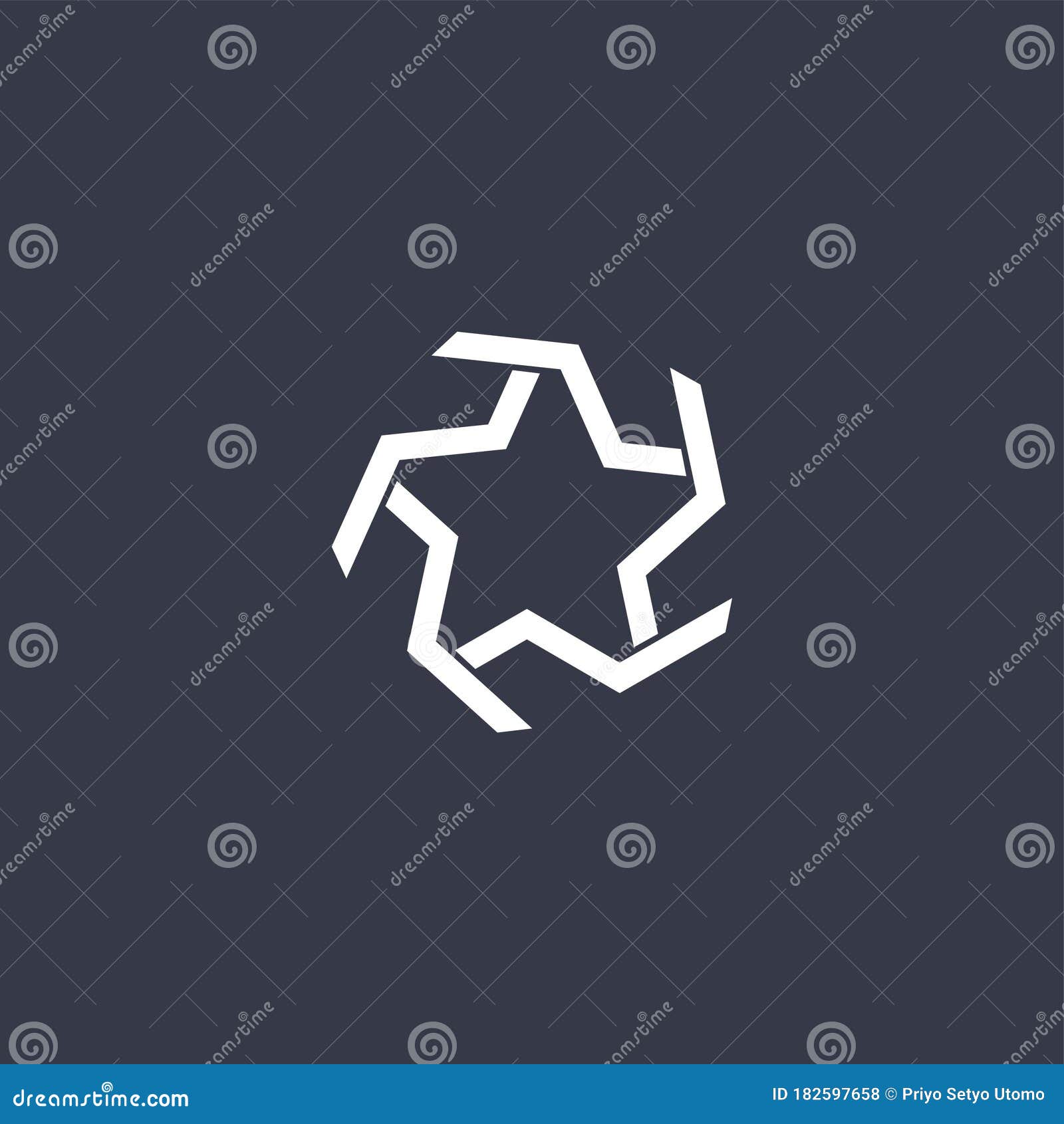 Premium star logo design stock vector. Illustration of company - 182597658