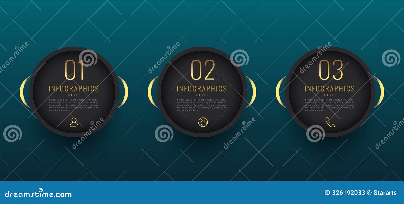 Premium Style Business Key Element for Infographic Banner Design Stock ...