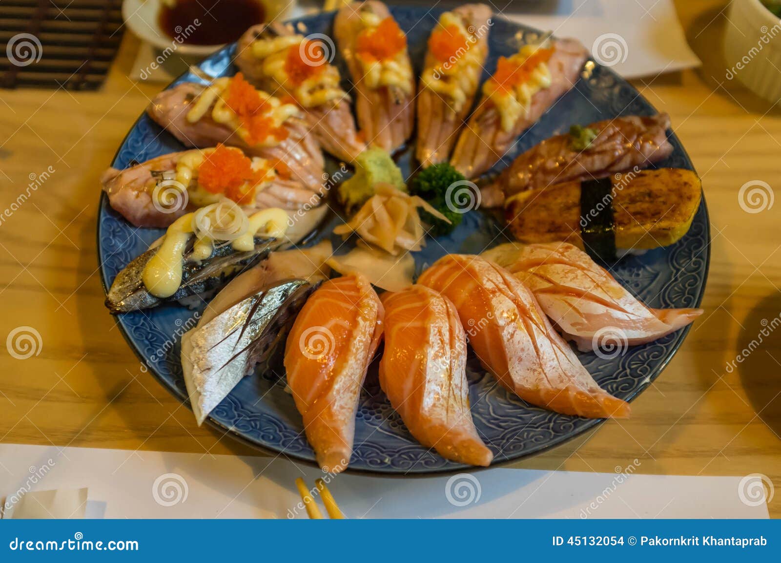 Premium Sushi Sets stock photo. Image of closeup, mixed - 45132054