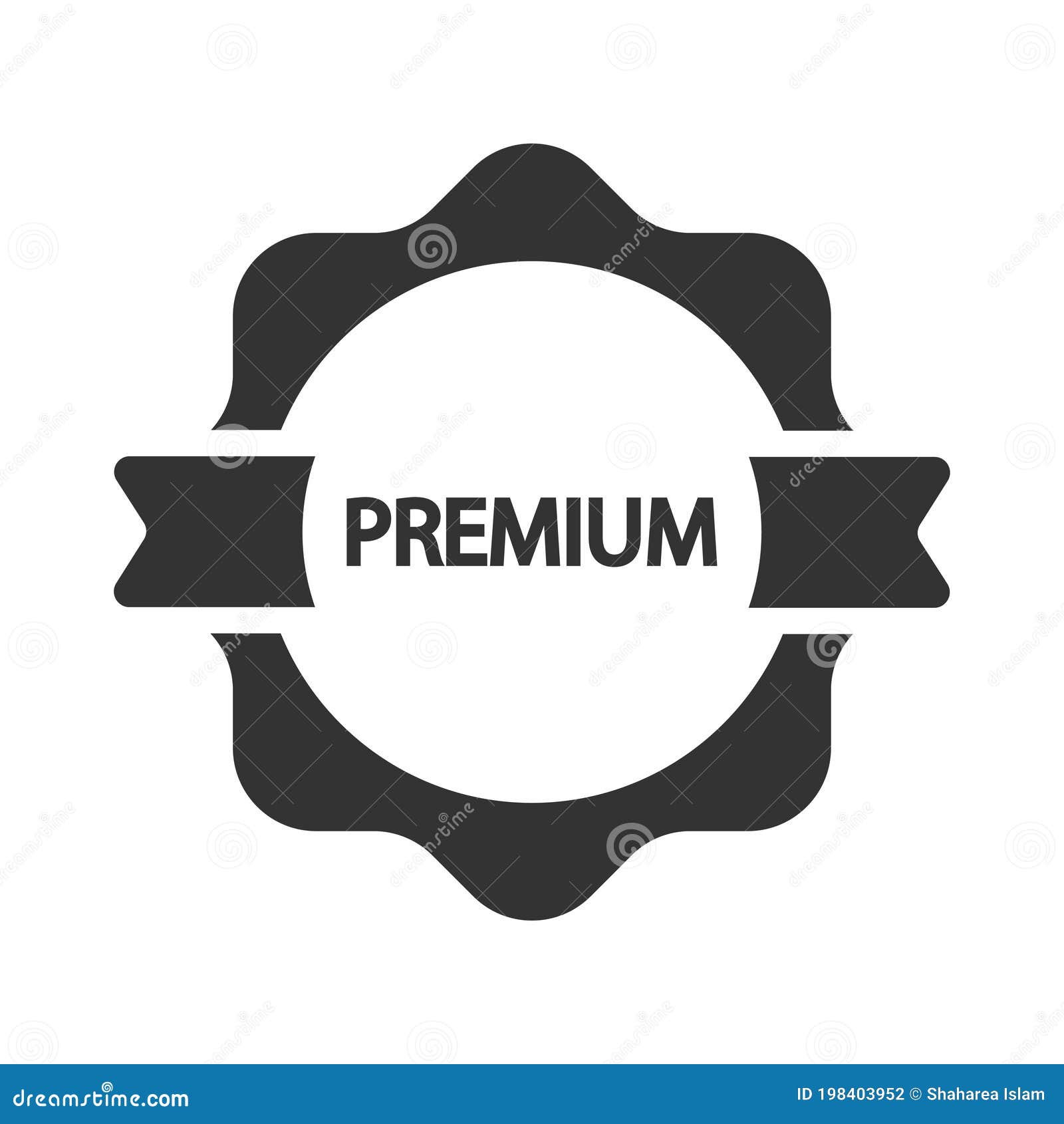 Premium tag, label icon stock vector. Illustration of sticker - 198403952