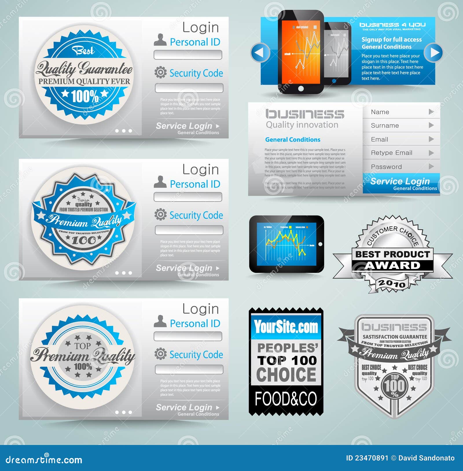 Graphs And Histograms Cartoon Vector | CartoonDealer.com #106856335