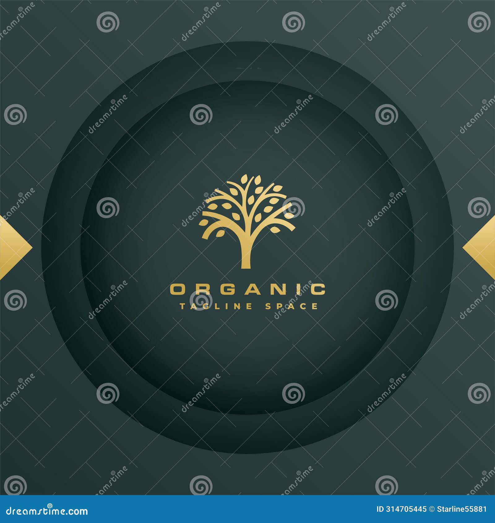Premium Tree Logo for Business Identity Concept Stock Vector ...