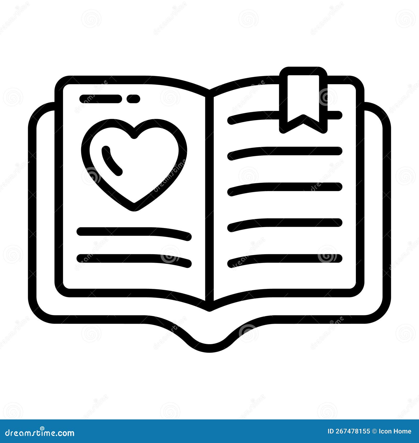 Premium Vector Design of Romantic Book, Easy To Edit Stock Vector ...