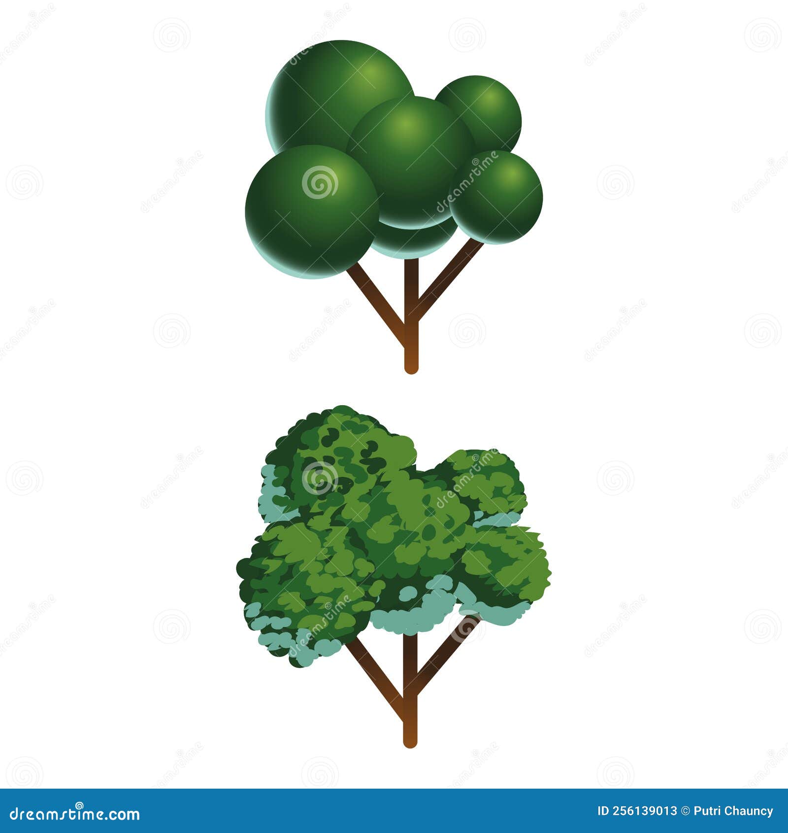 Premium Vector L Flat and Real Vector Tree Design Stock Image ...