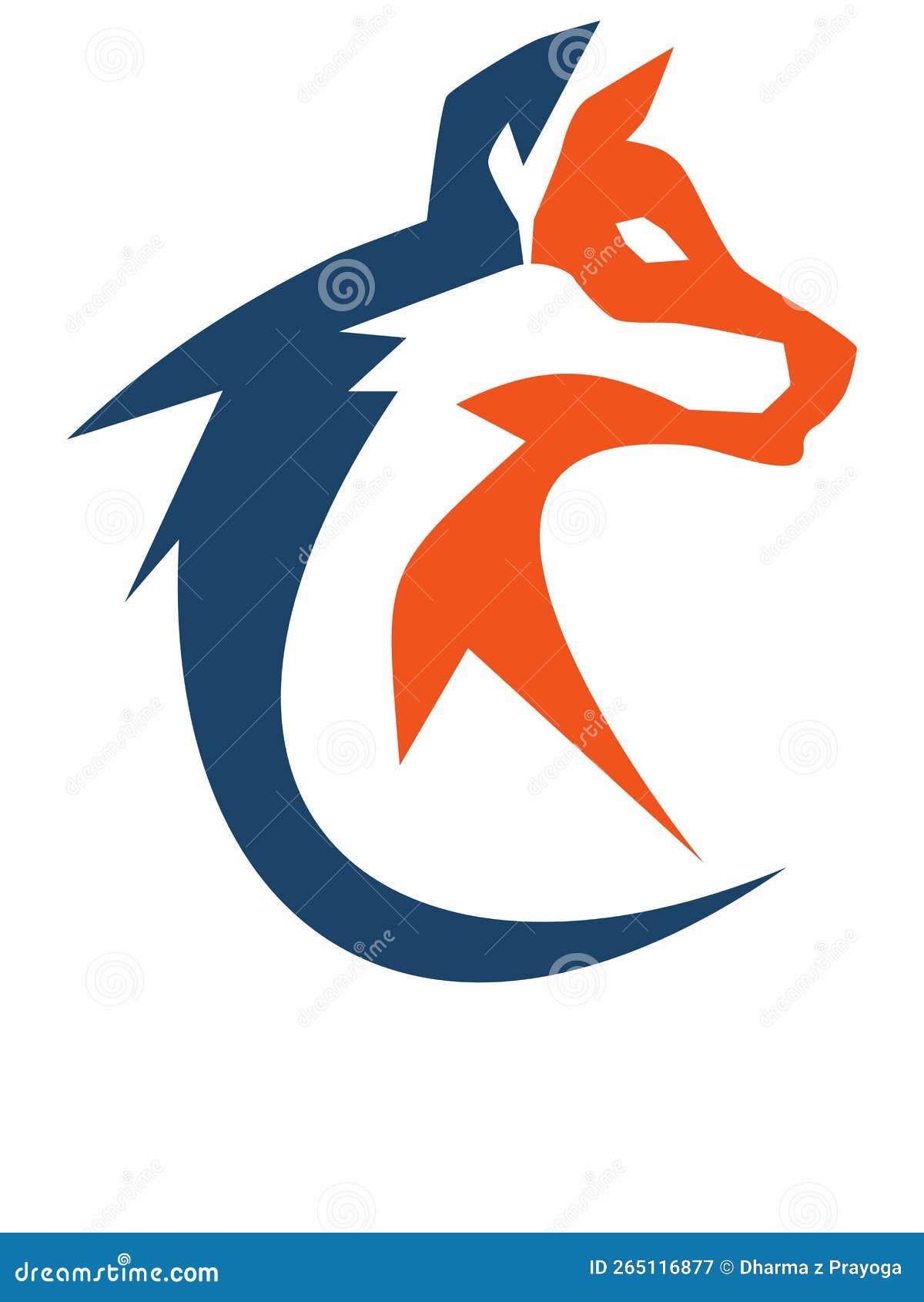 Premium Vector | Lone Wolf Logo Stock Illustration - Illustration of ...