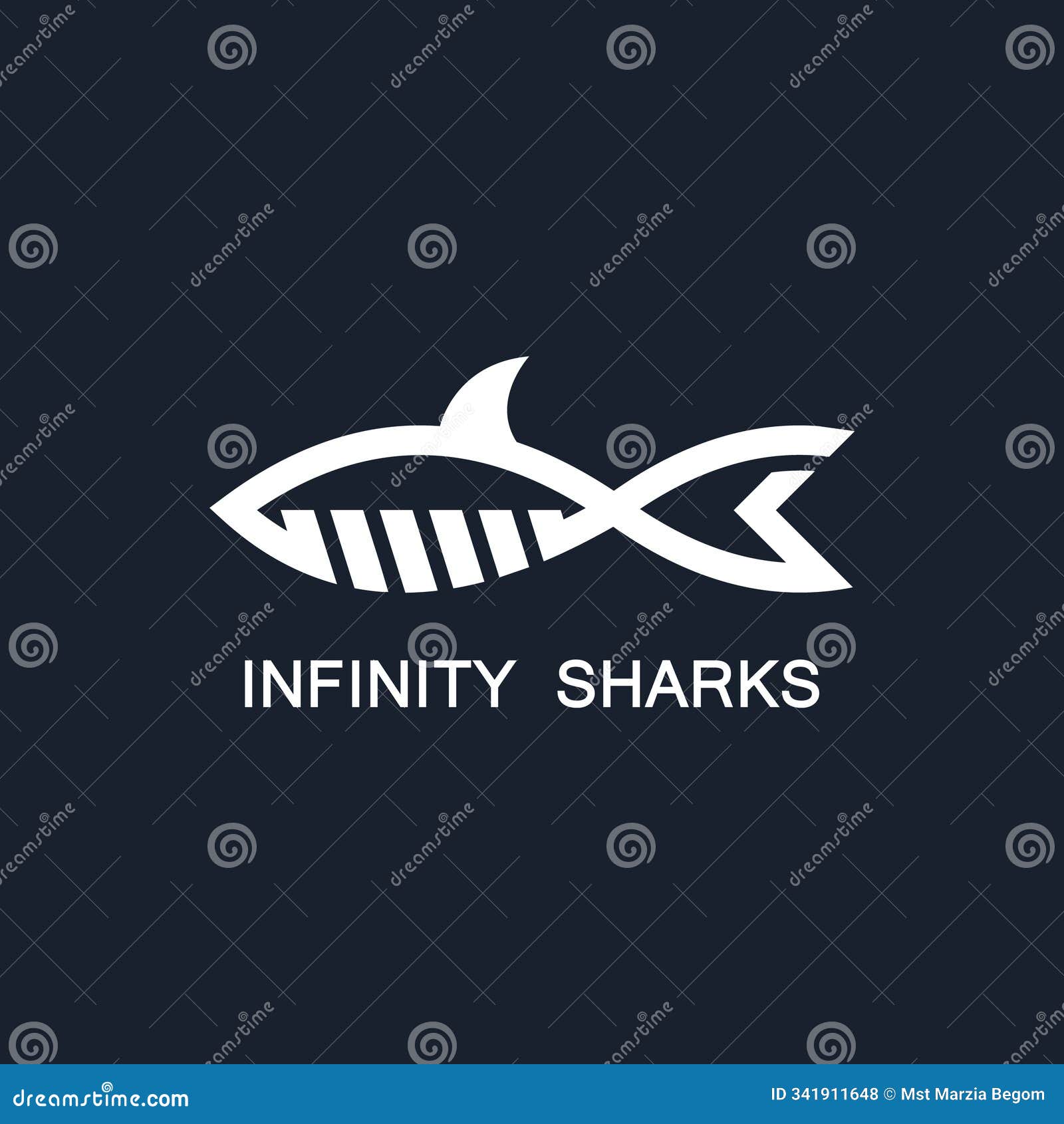 Vector Shark Silhouette Board. | CartoonDealer.com #83843305