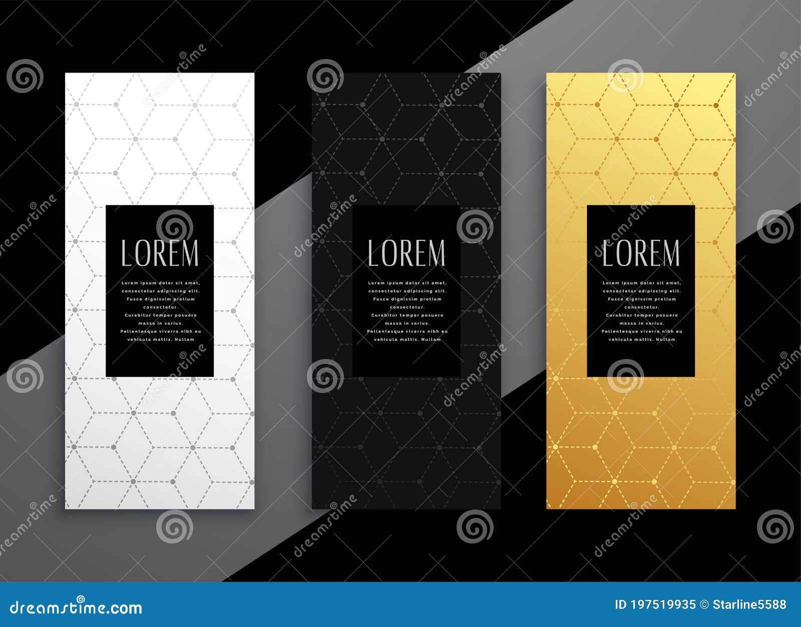 Premium Vertical Menu Card Banner Template Design Stock Vector ...