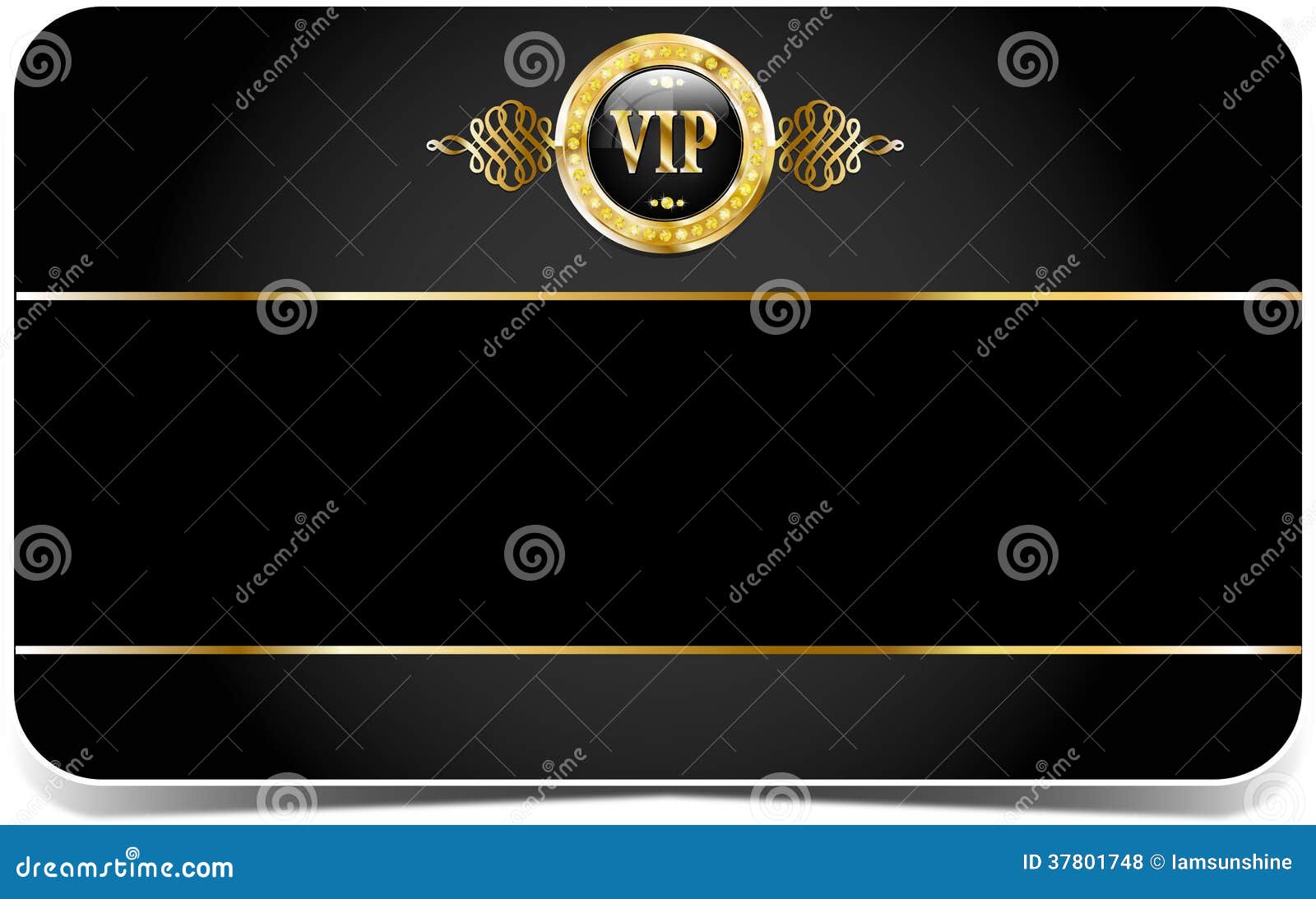 Premium vip card stock vector. Illustration of jack, leisure - 37801748