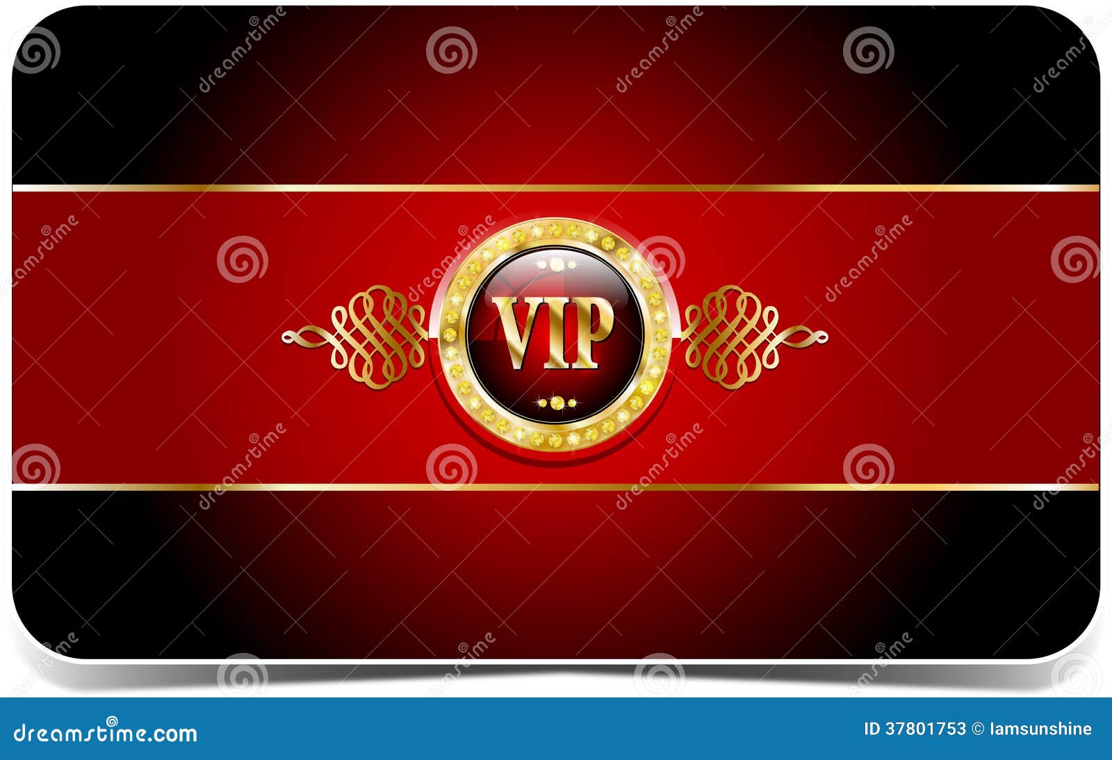 Premium vip card stock vector. Illustration of chip, games - 37801753