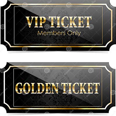 Premium vip tickets stock vector. Illustration of cards - 37801741