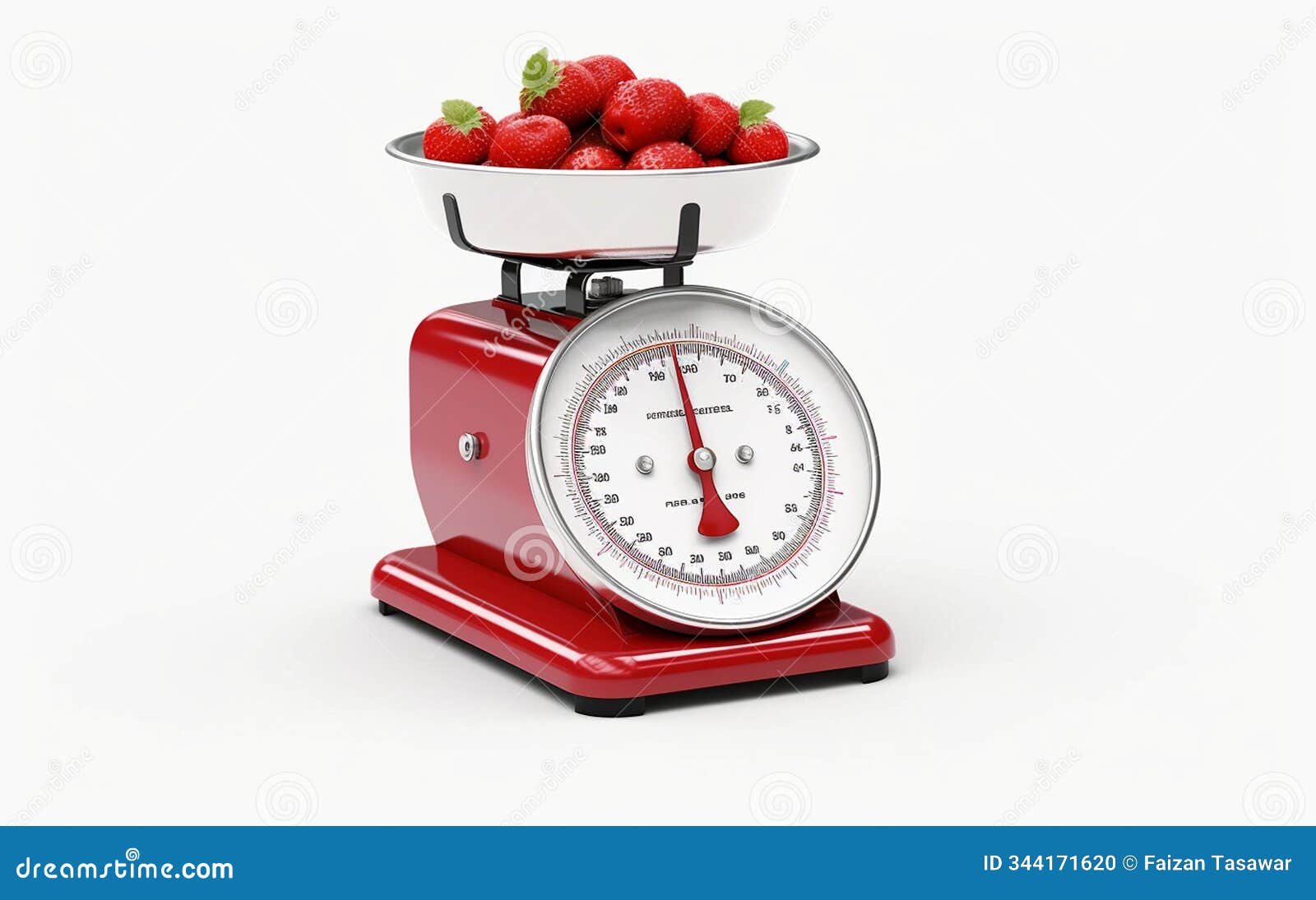 Premium White Kitchen Scale for Accurate Measurements Stock Photo ...