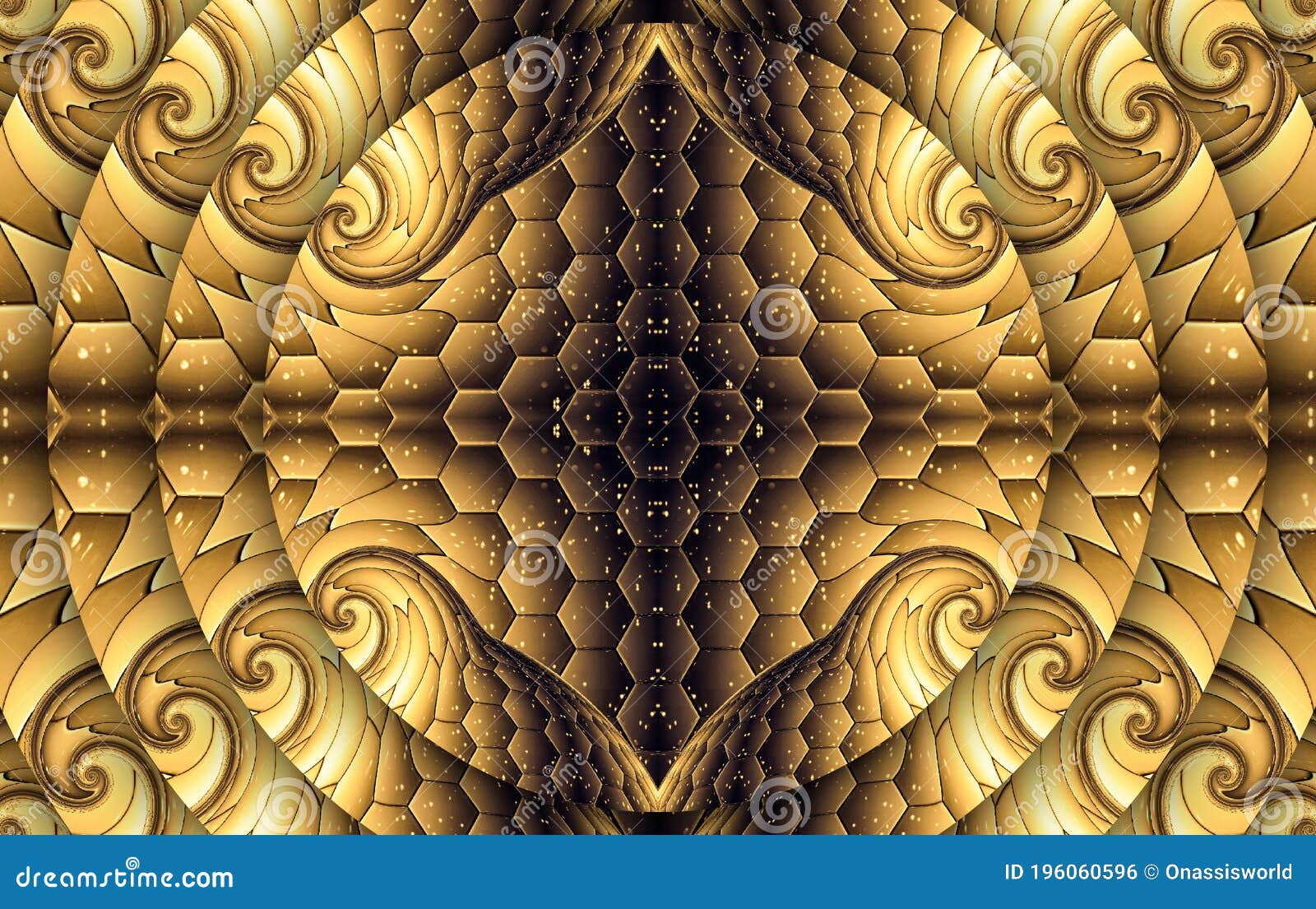 Premium Yellow Gold Abstract Art Background Stock Illustration ...