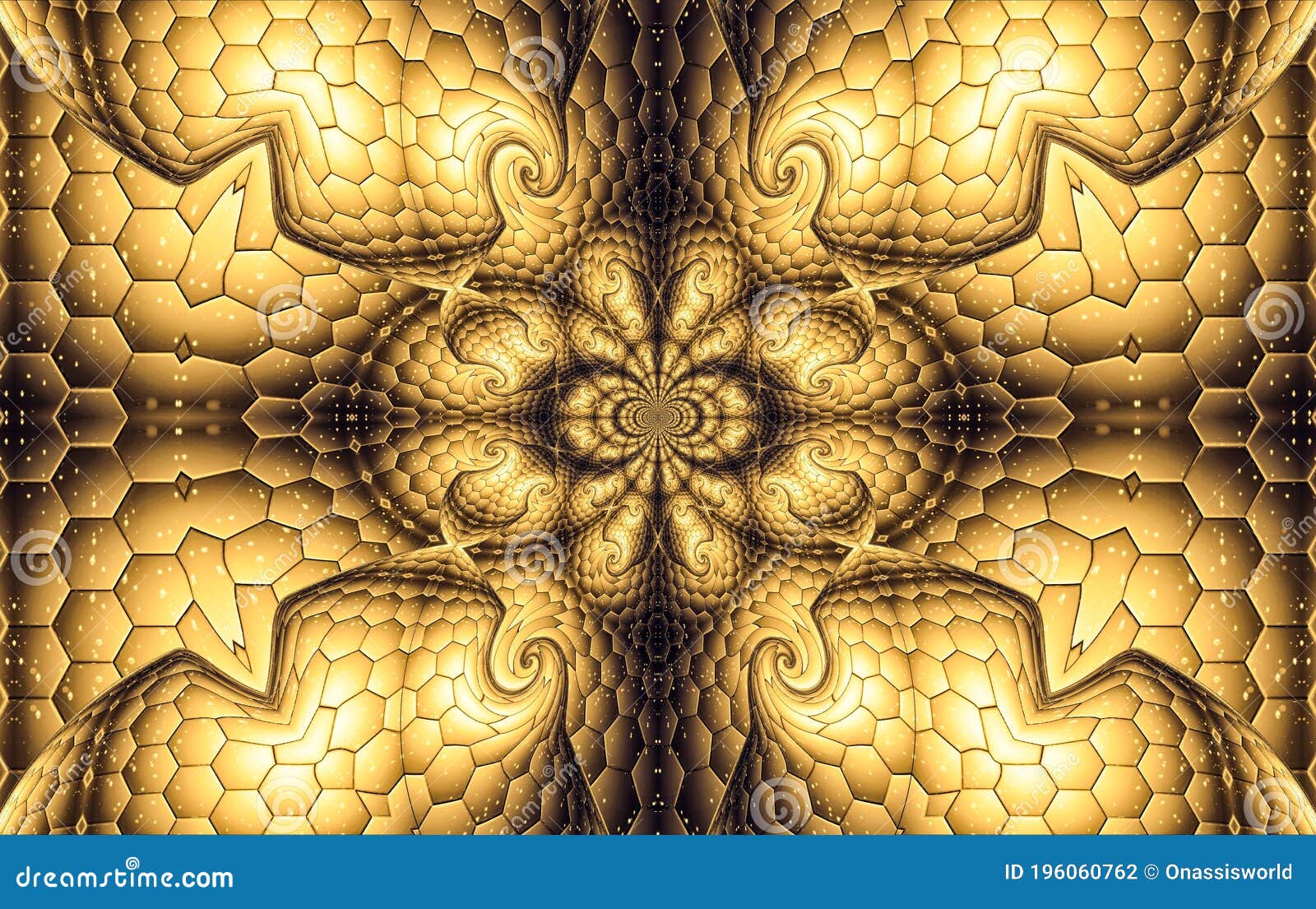 Premium Yellow Gold Abstract Art Background Stock Illustration ...