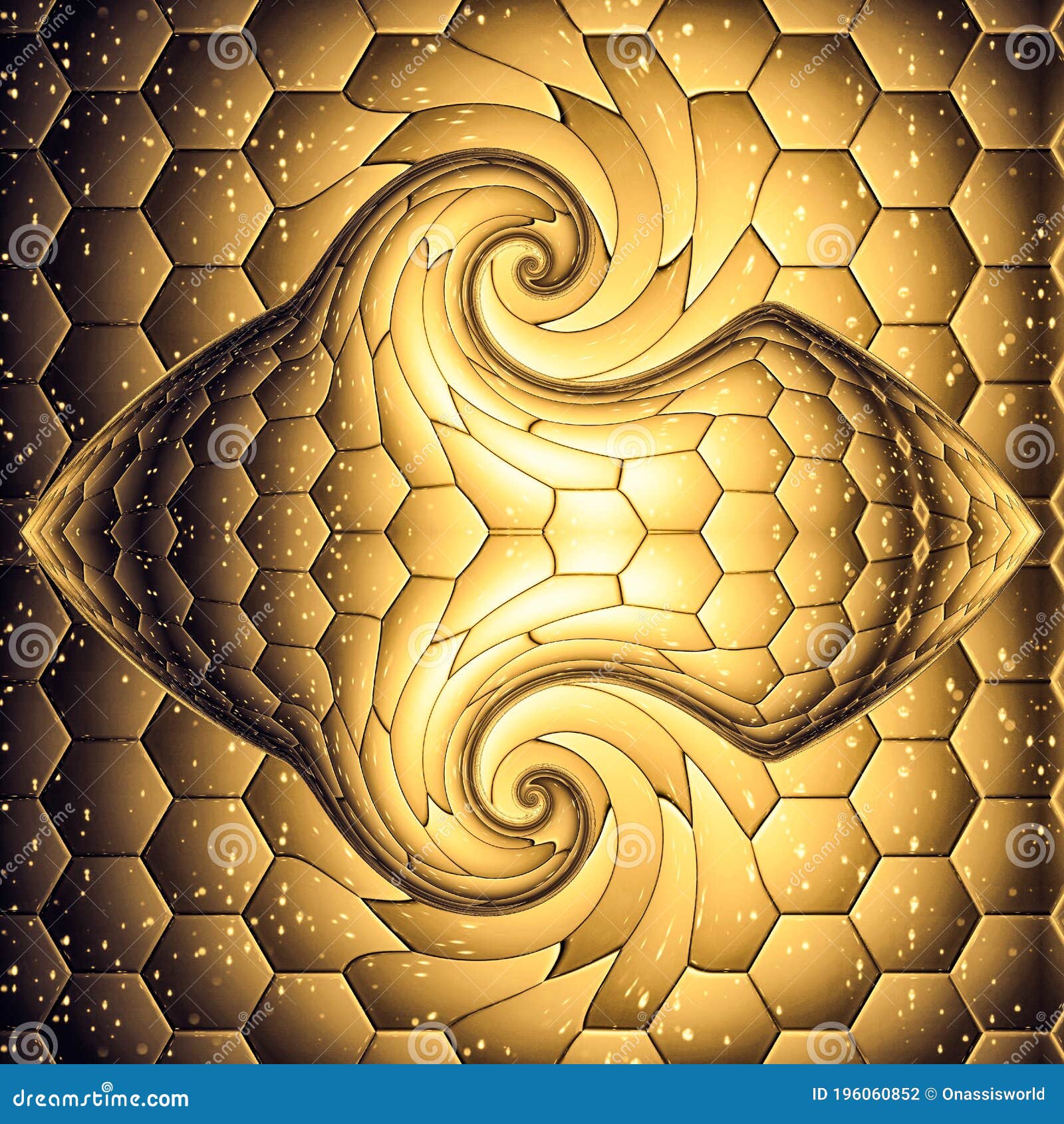 Premium Yellow Gold Abstract Art Background Stock Illustration ...