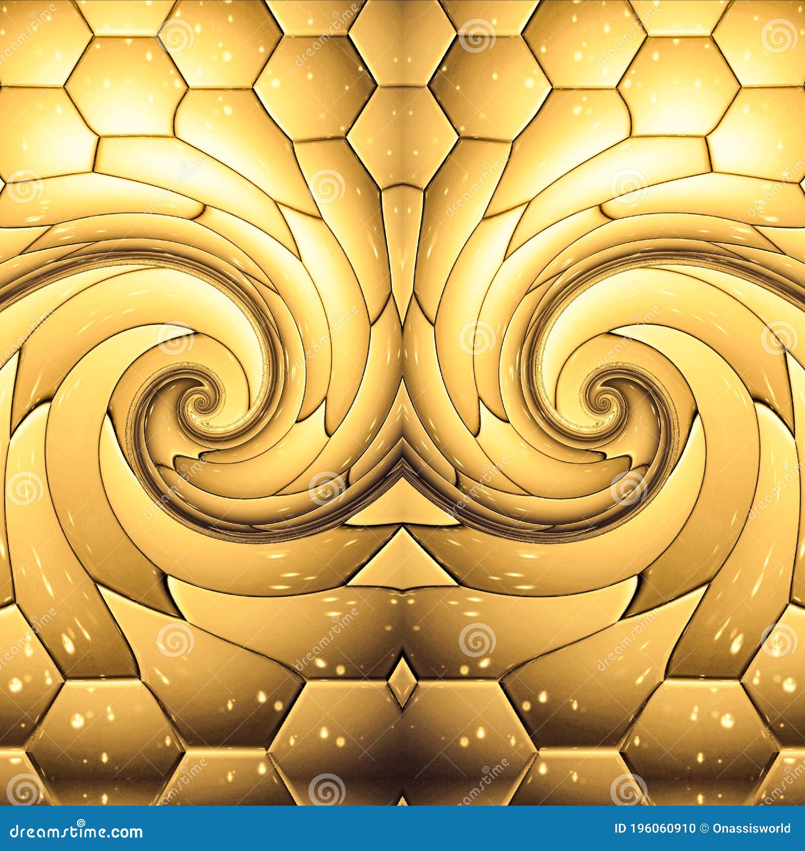 Premium Yellow Gold Abstract Art Background Stock Illustration ...