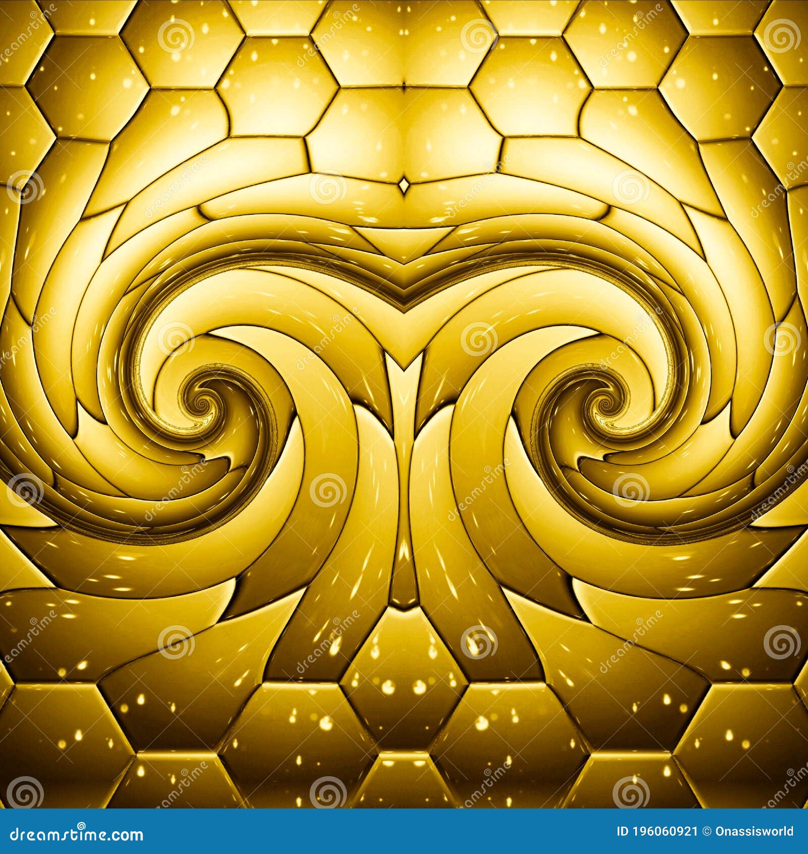 Premium Yellow Gold Abstract Art Background Stock Illustration ...