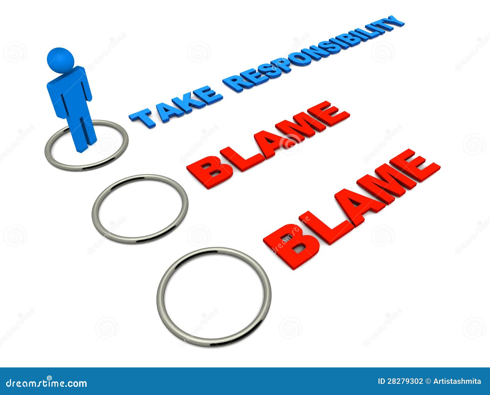 Prenez la responsabilité illustration stock. Illustration du ...