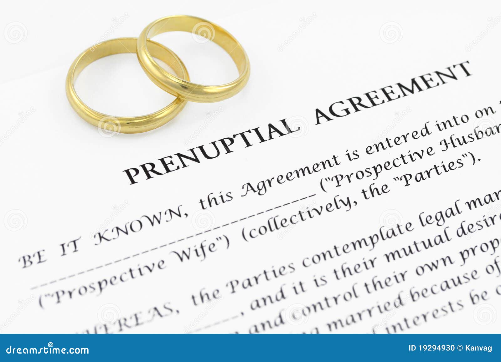Prenuptial ( Premarital ) Agreement Stock Photo - Image of legal ...