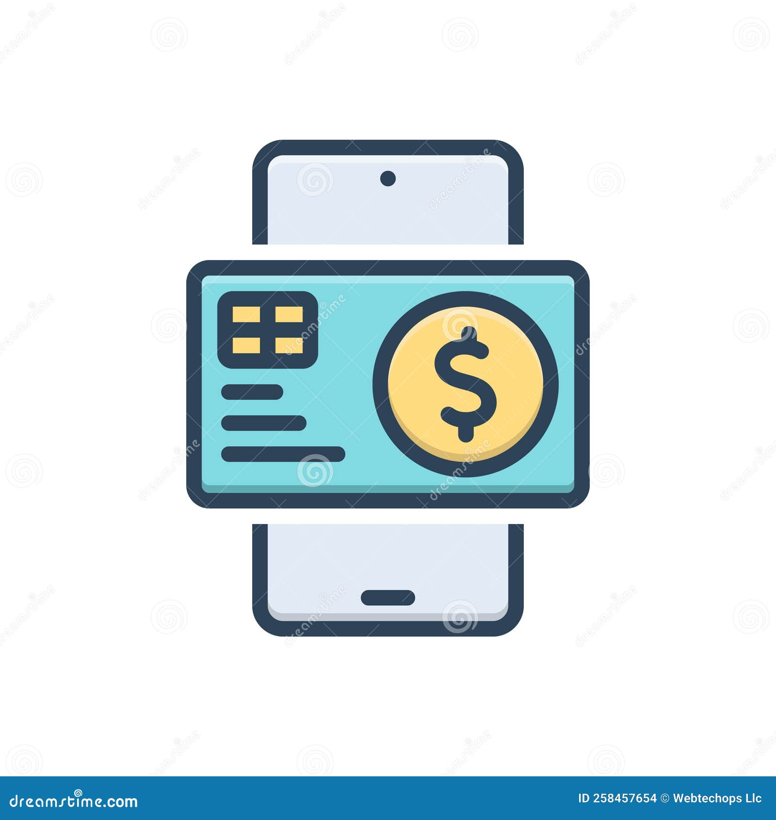 Prepaid Card Line Icons Collection. Convenience, Security, Flexibility ...