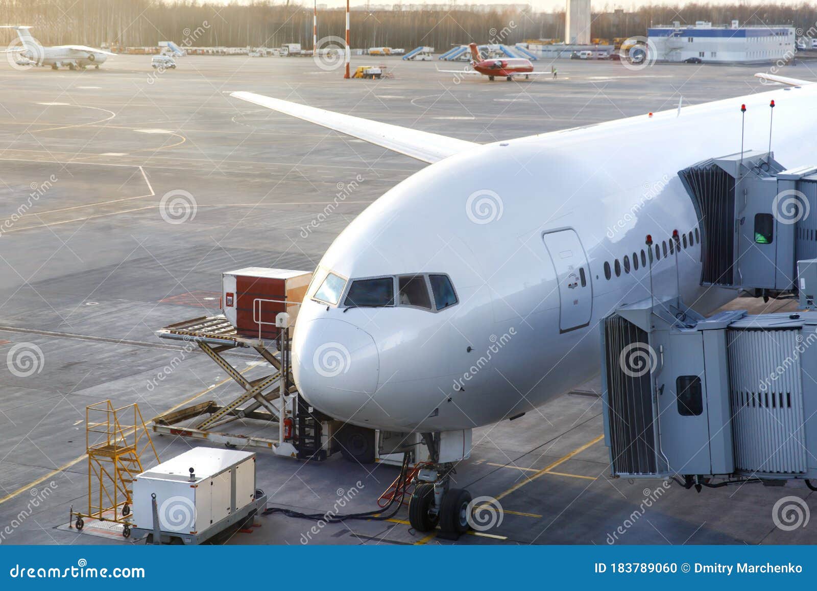 Preparation of the Aircraft before Flight, Connected To External Power ...