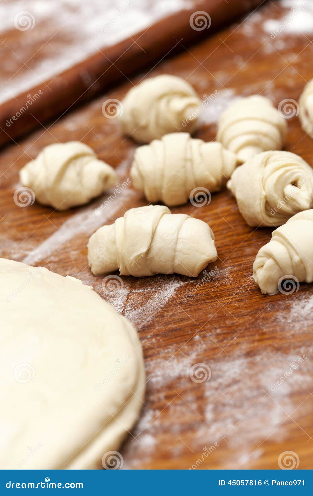 Preparation of Bakery Products Stock Photo - Image of cookery ...