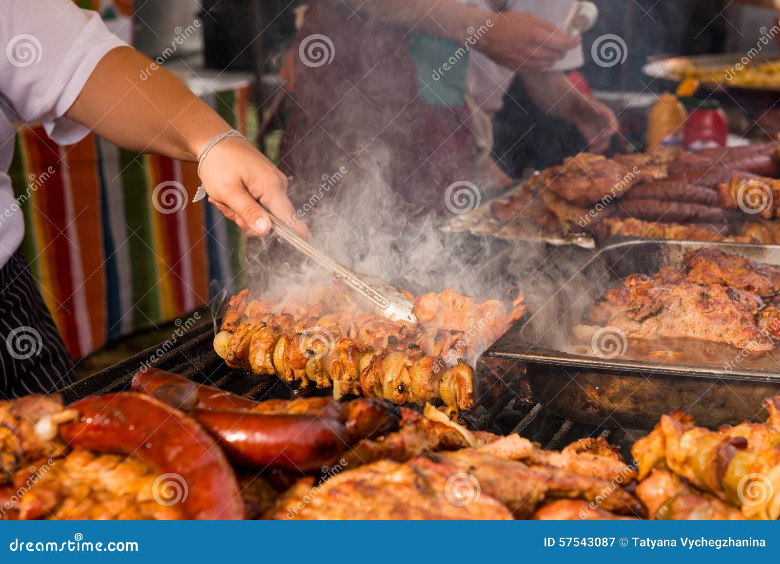 Preparation BBQ stock image. Image of capital, barbecue - 57543087