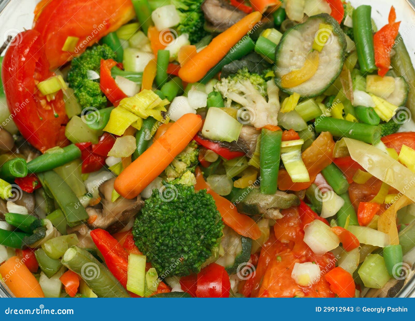 Boiled vegetables stock image. Image of haricot, lunch - 29912943