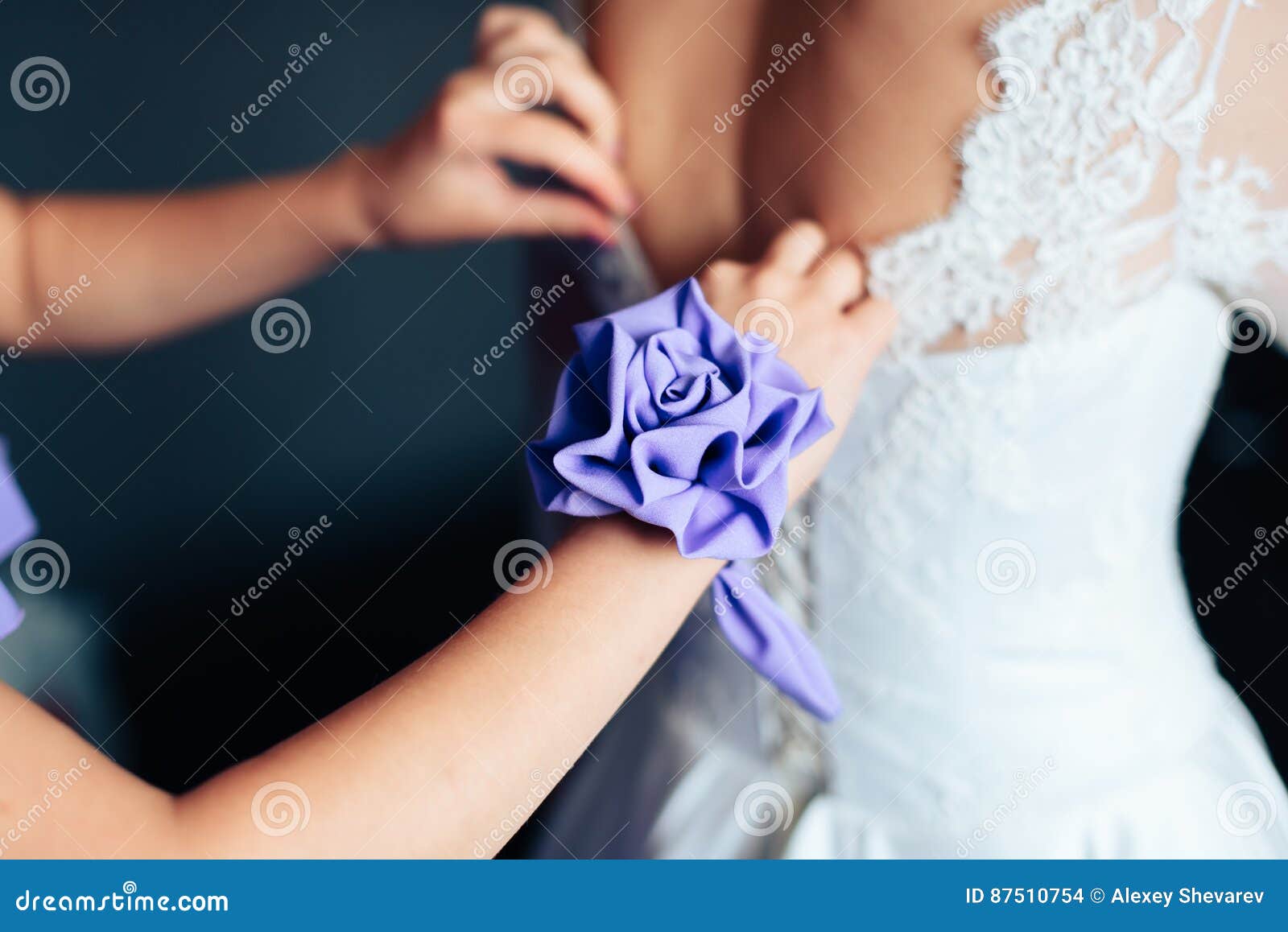 Preparation of the Bride for the Holiday Stock Photo - Image of bride ...
