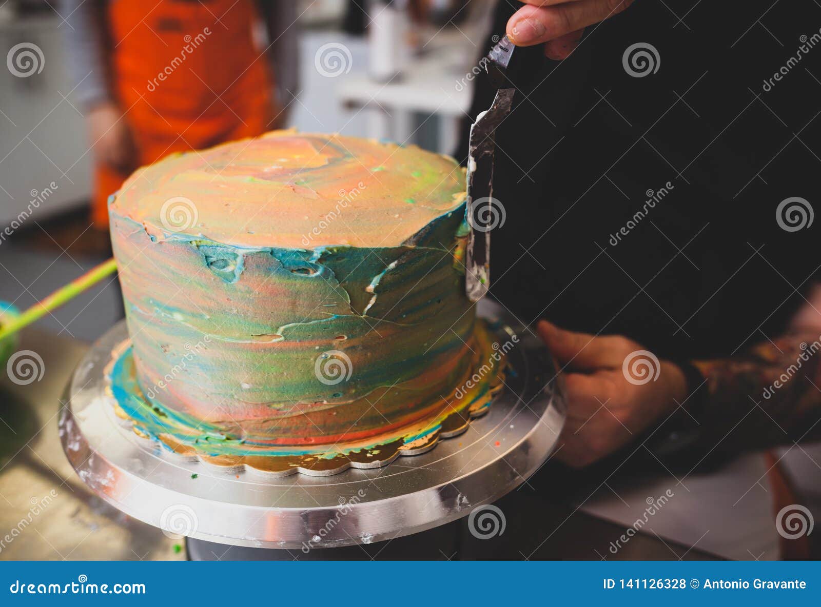 Preparation of Cake and Carnival Pastries Stock Photo - Image of ...