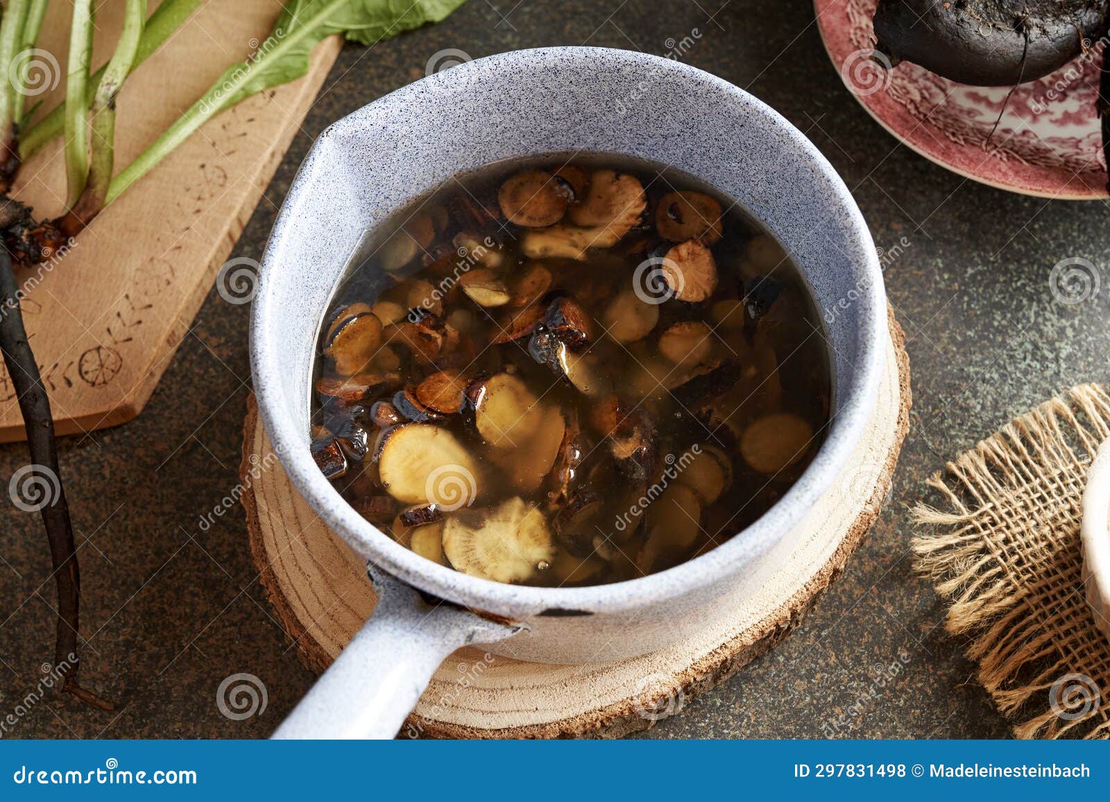 Preparation of Comfrey Root Ointment from Knitbone Root and Rendered ...