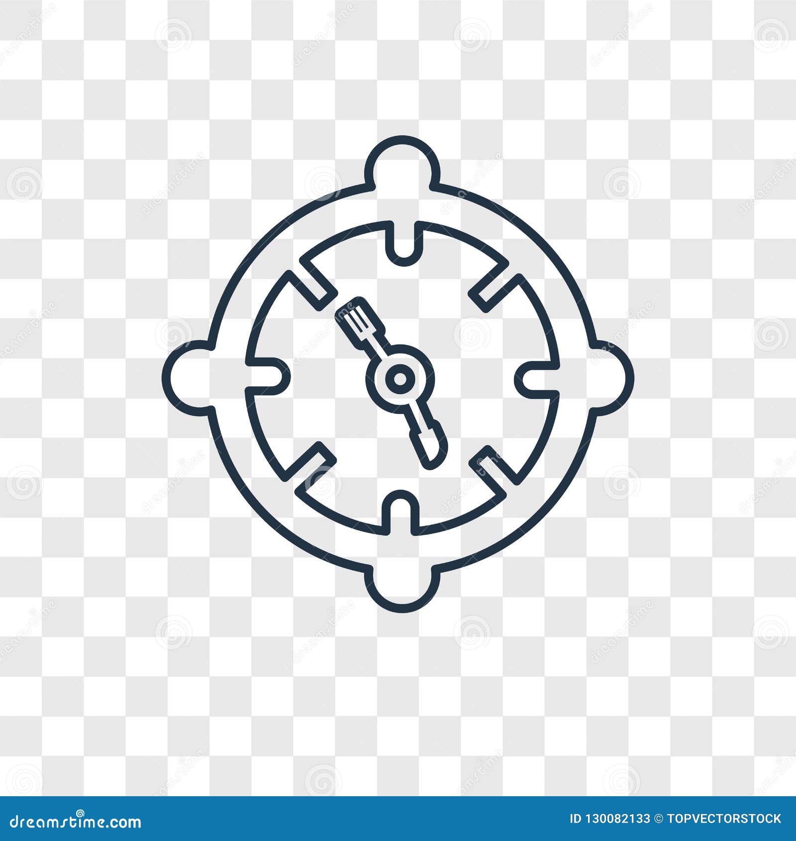 Preparation Concept Vector Linear Icon Isolated on Transparent B Stock ...