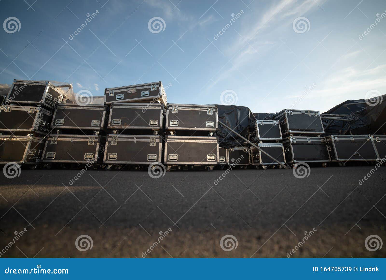 Preparation for the Concert Stock Image - Image of effects, light ...