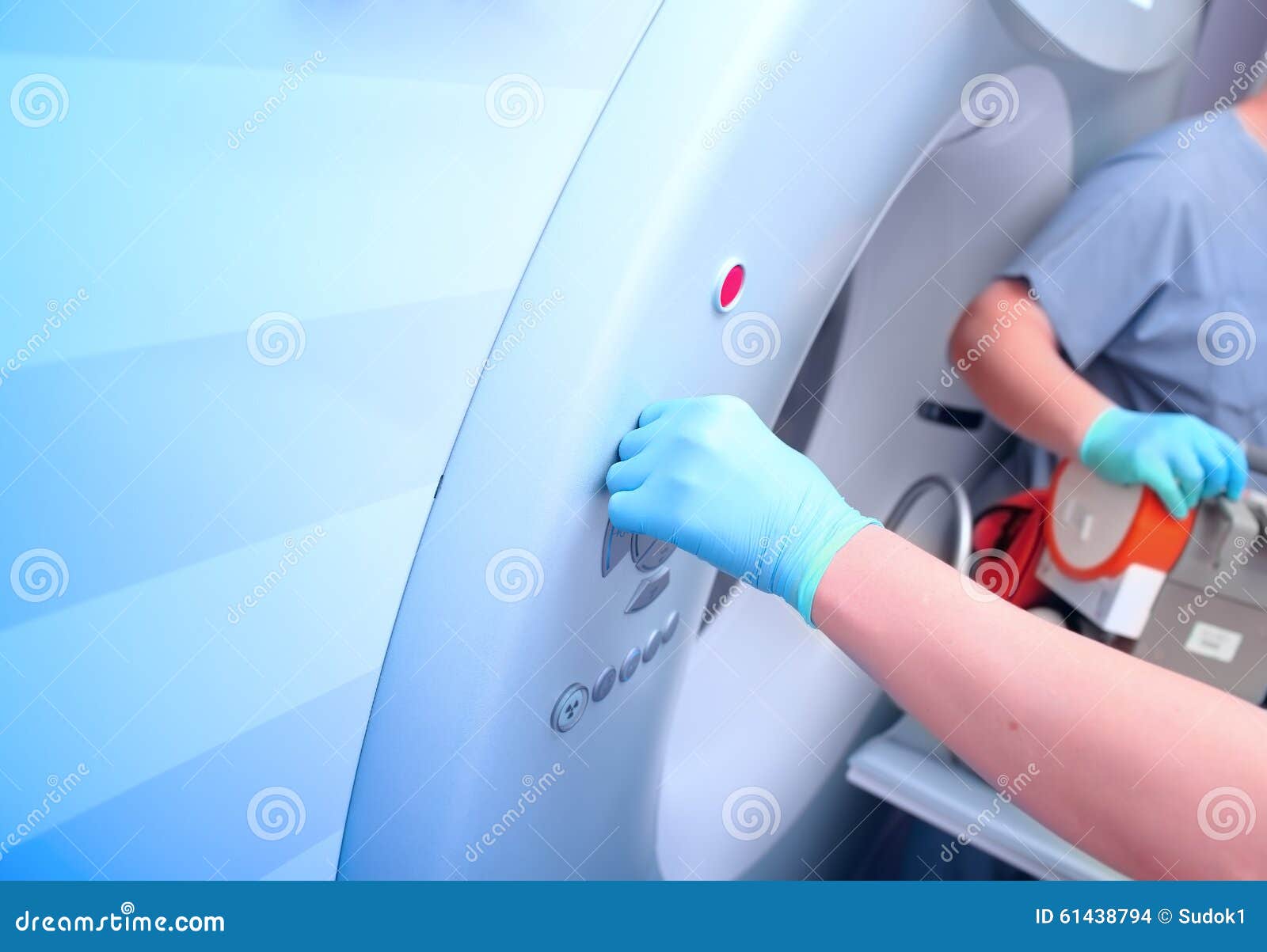 Preparation for CT Examinations of Patients Stock Photo - Image of ...