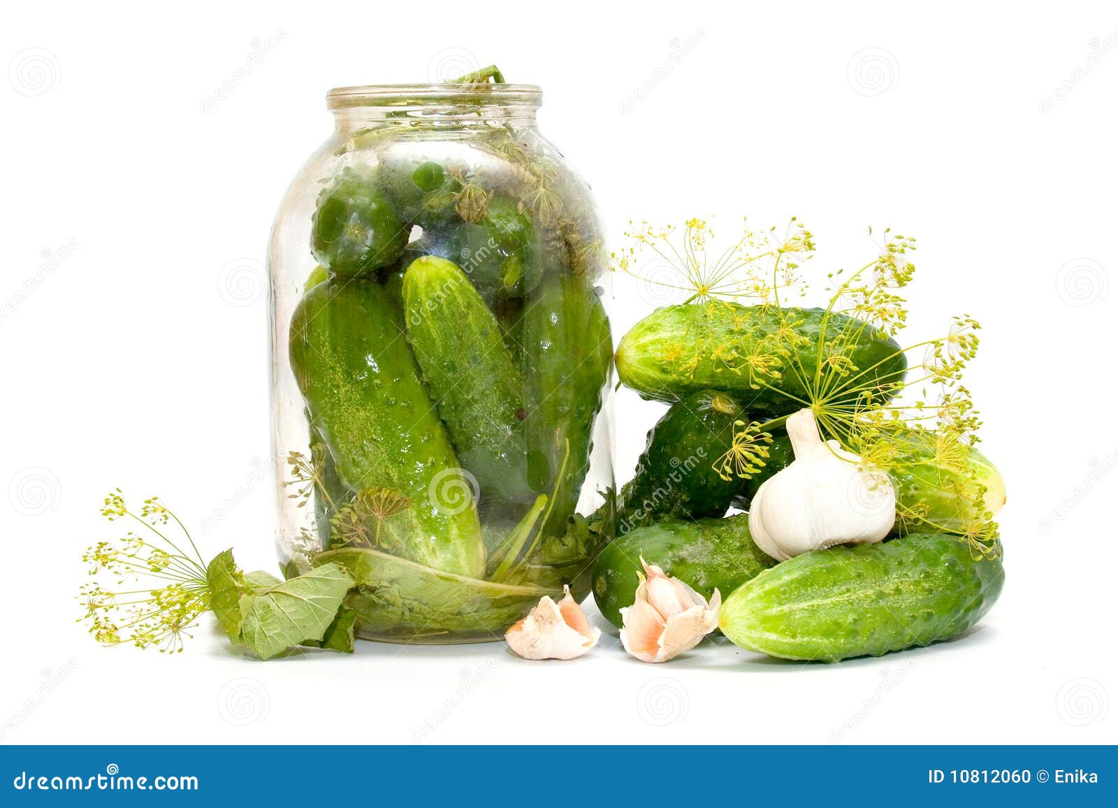 Preparation of Cucumbers for Salting Stock Photo - Image of salt ...