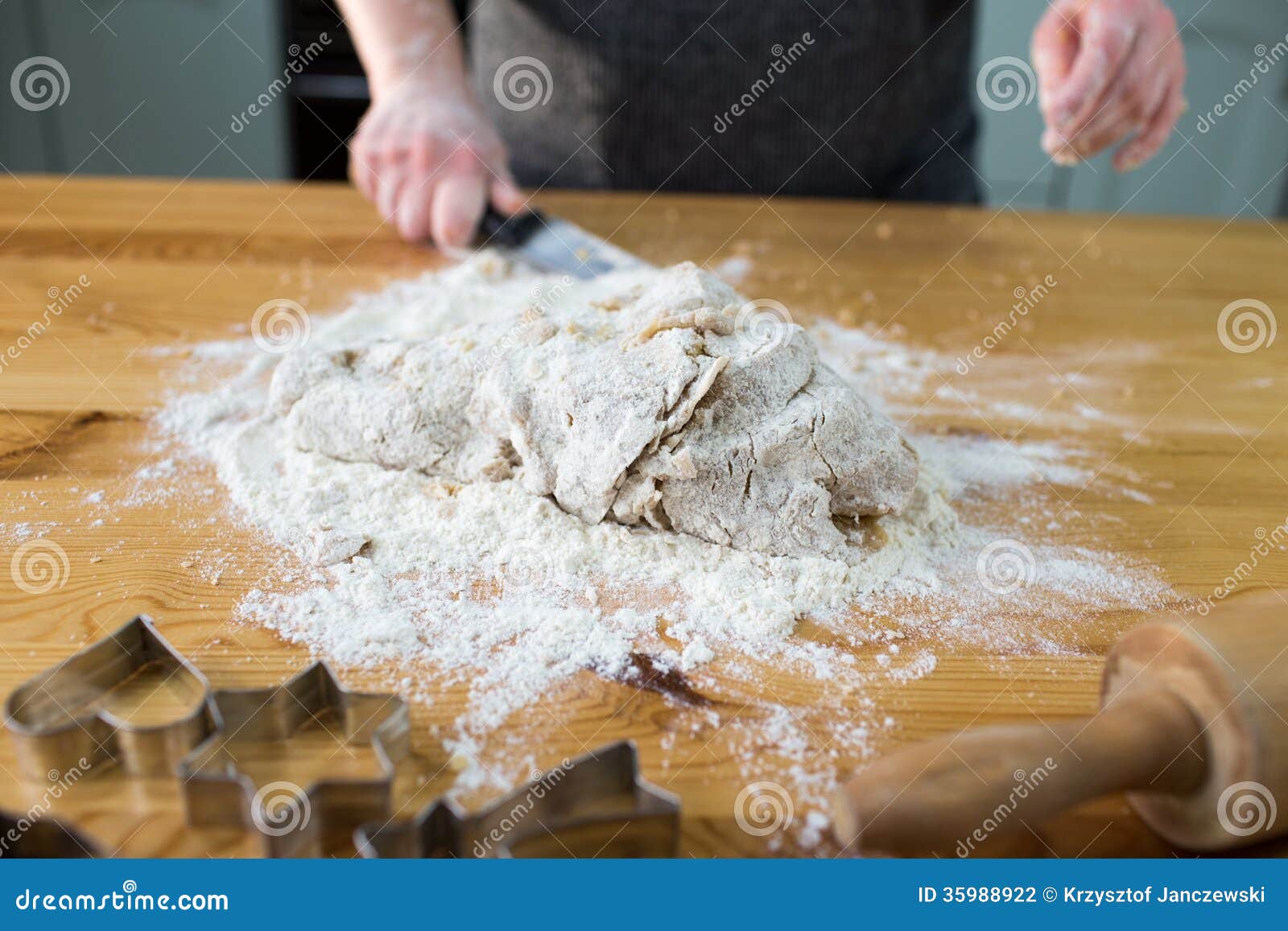 Preparation Delicious Cookie. Stock Photo - Image of tradition, baked ...