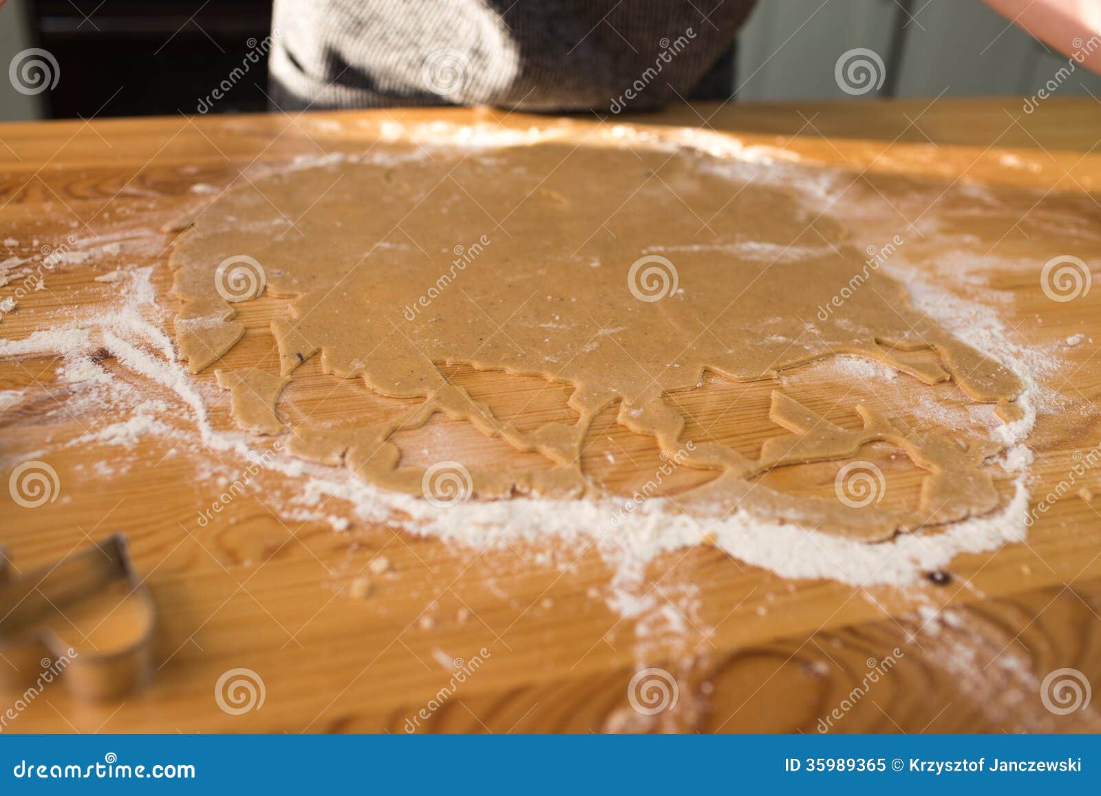 Preparation Delicious Cookie. Stock Image - Image of syrup, baked: 35989365