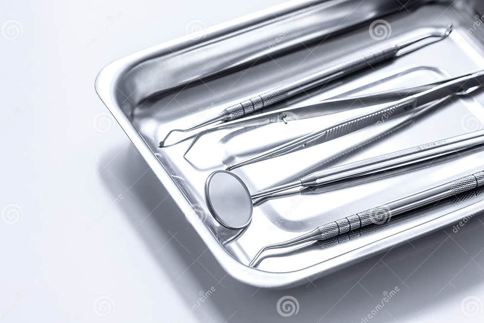 Preparation of Dental Instruments before Work Stock Photo - Image of ...