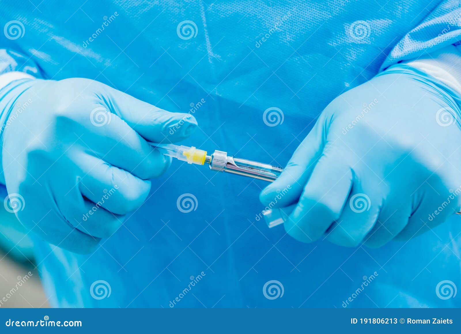 Preparation for Dental Surgery. Anesthesia. Modern Technologies Stock ...