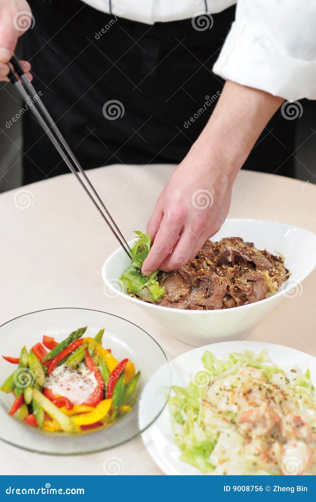Preparation of food stock photo. Image of spoon, chopstcs - 9008756