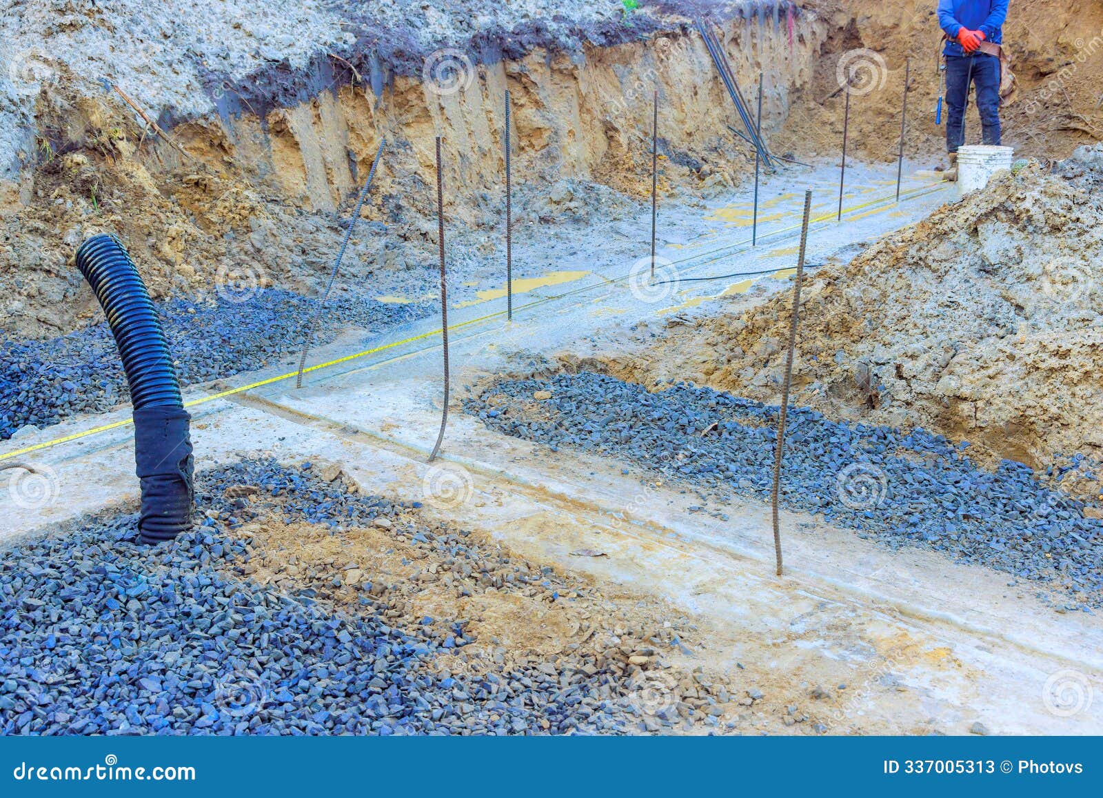 Preparation of Ground Foundation To Installation of Formwork for ...