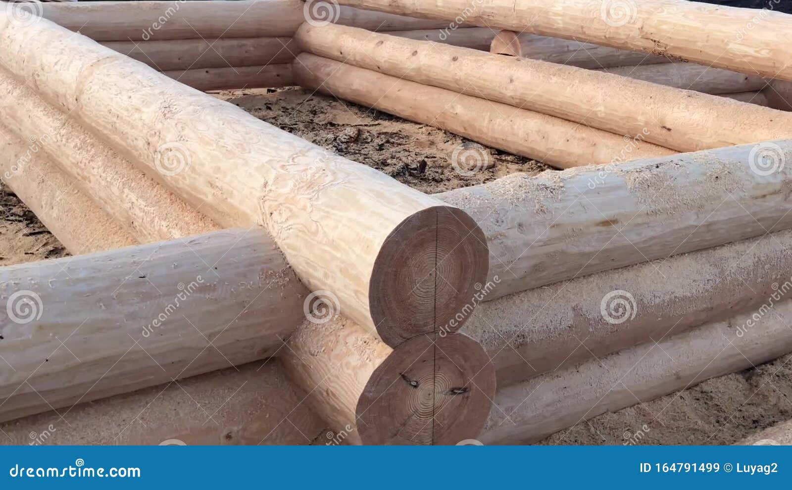 Preparation of Logs for the Assembly of Structure. Materials for a ...
