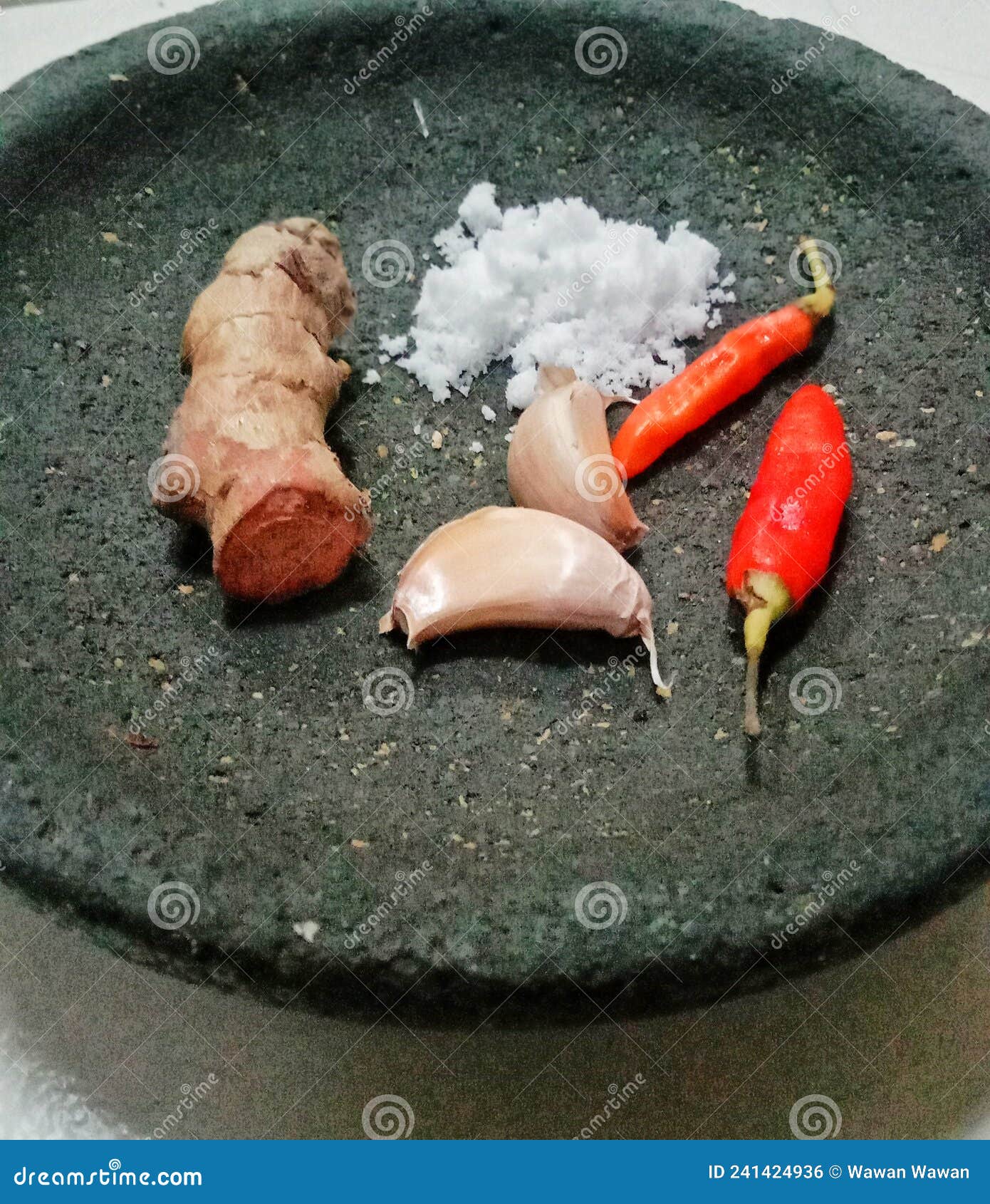 Preparation for Making Chili, Sambal is One of the Complementary Foods ...