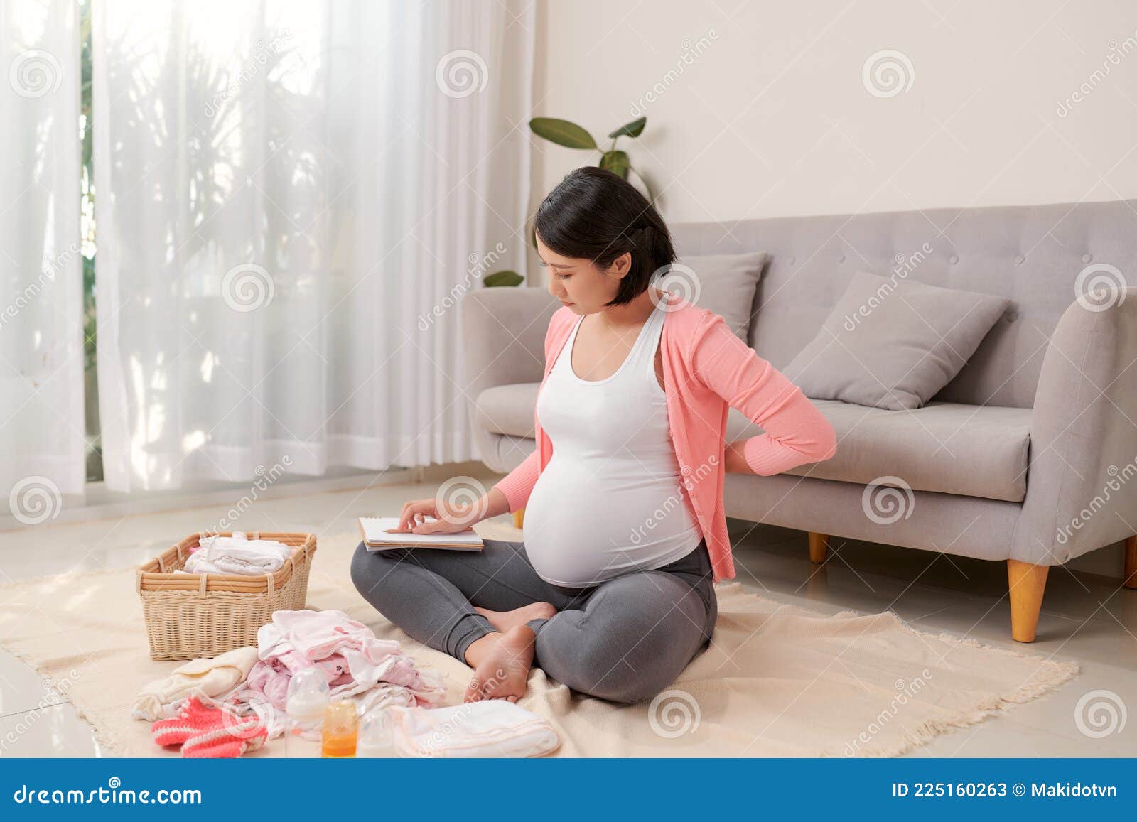 Preparation for Newborn Birth during Pregnancy Stock Image - Image of ...