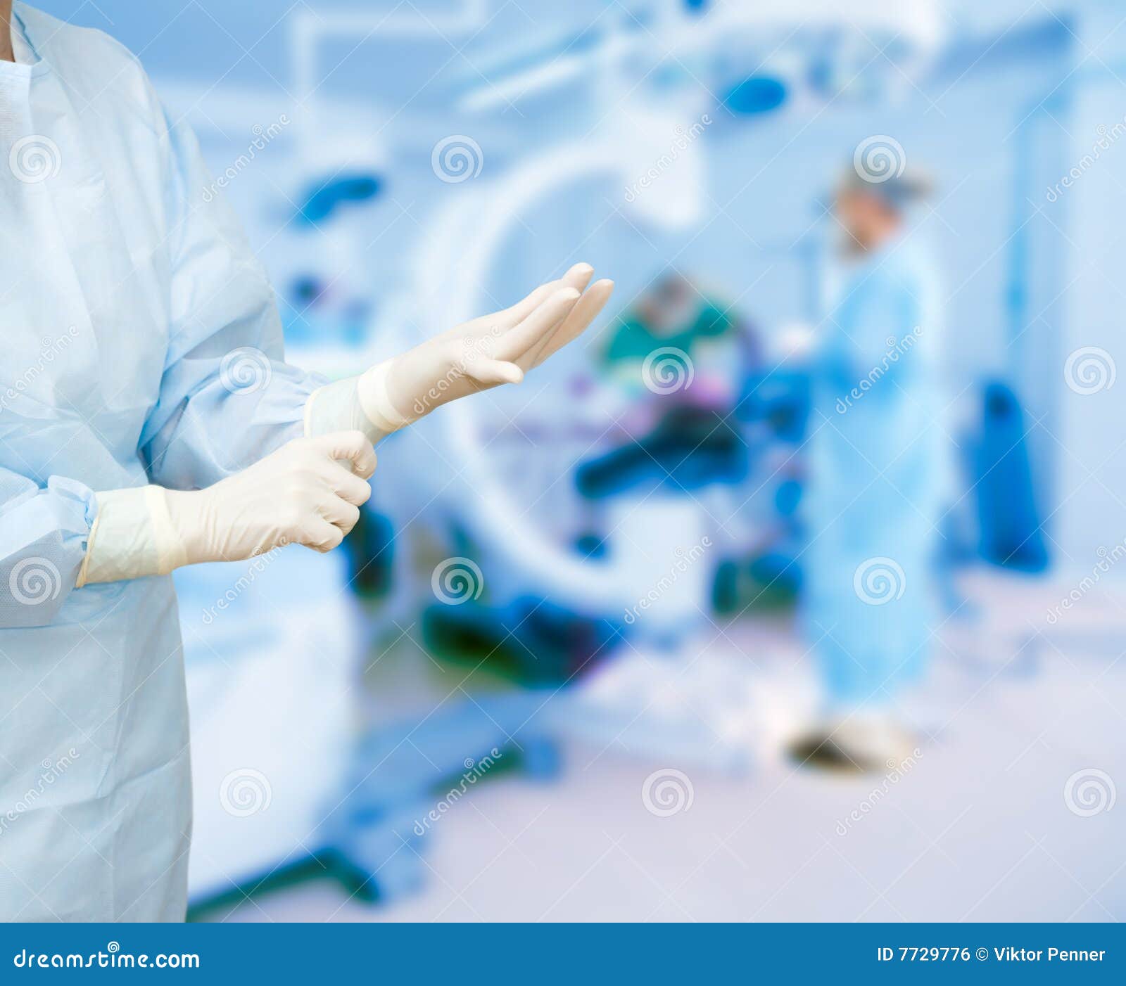 Preparation for operation stock photo. Image of uniform - 7729776