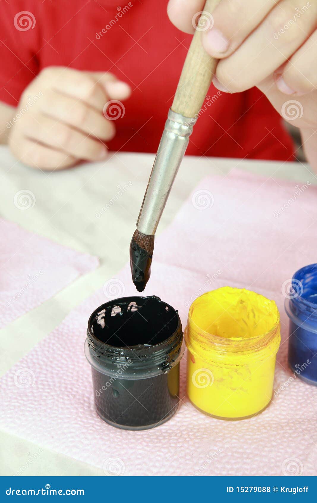 Preparation for painting stock photo. Image of artist - 15279088